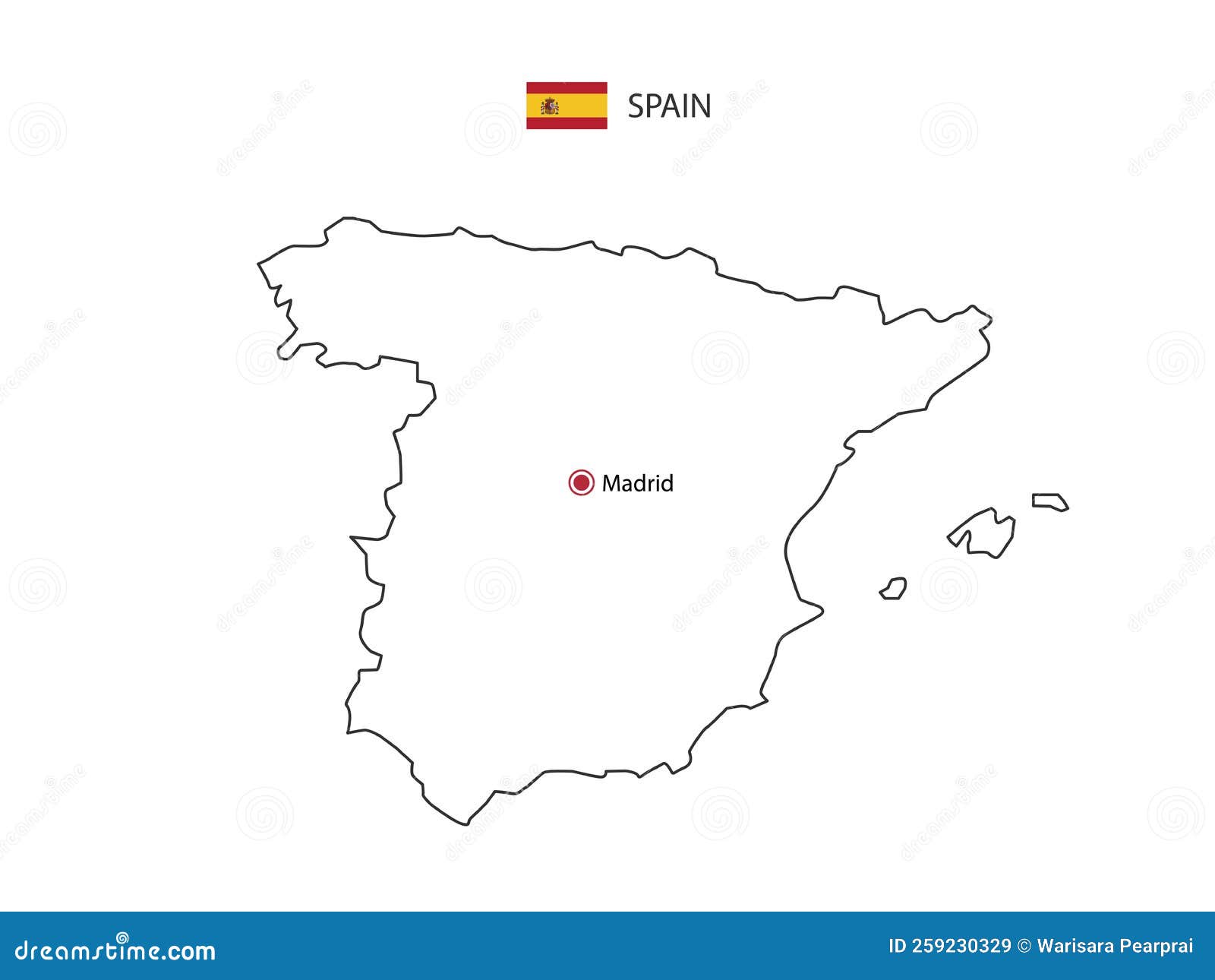Hand Draw Spain Map Stock Illustrations – 57 Hand Draw Spain Map Stock ...