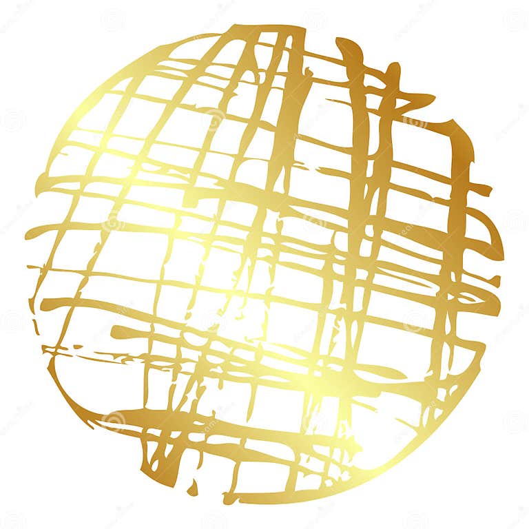 Hand Draw Vector Sketch Frame Scribble, Gold Golden Stock Vector ...
