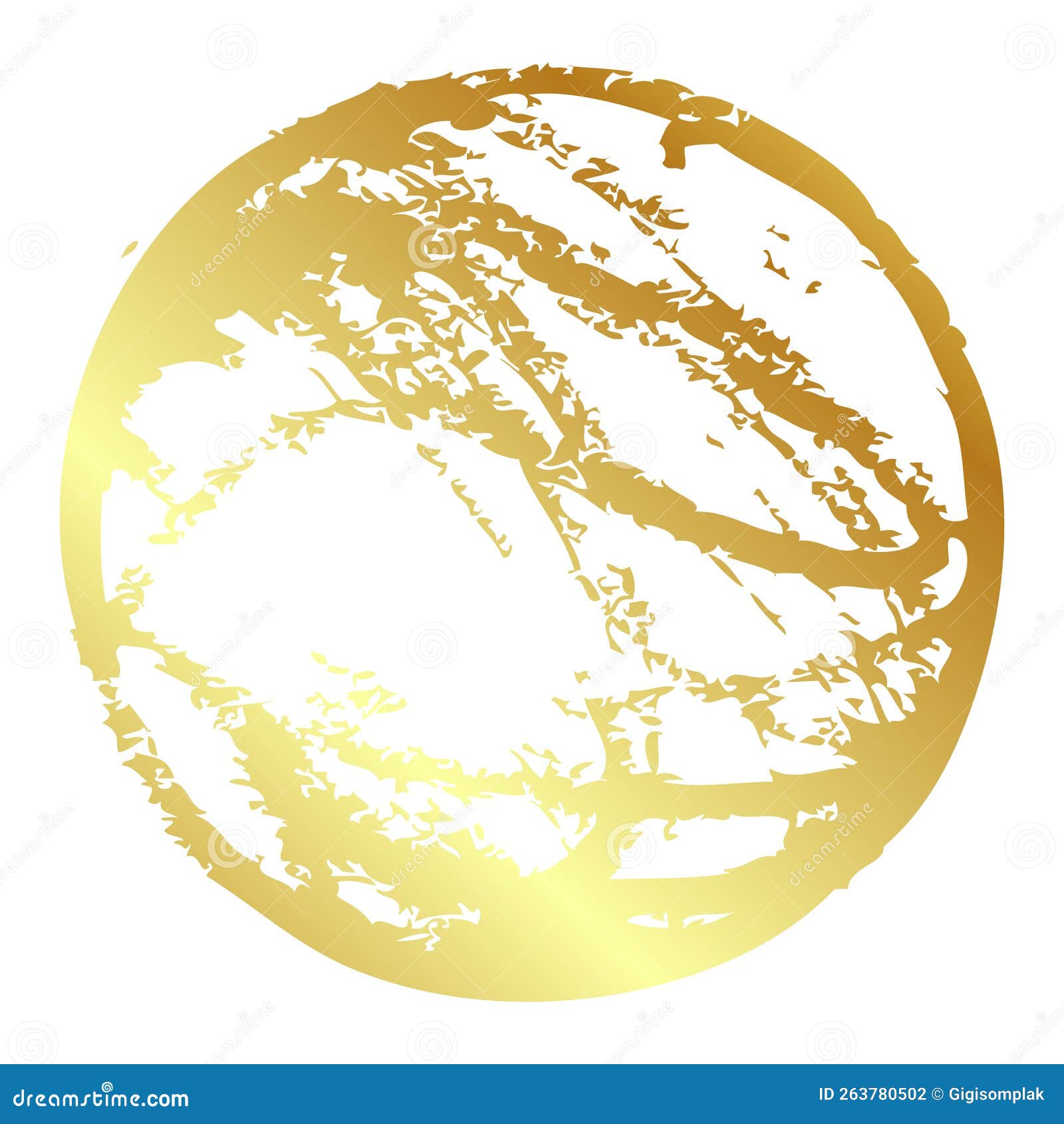 Hand Draw Vector Sketch Frame Scribble, Gold Golden Stock Vector ...