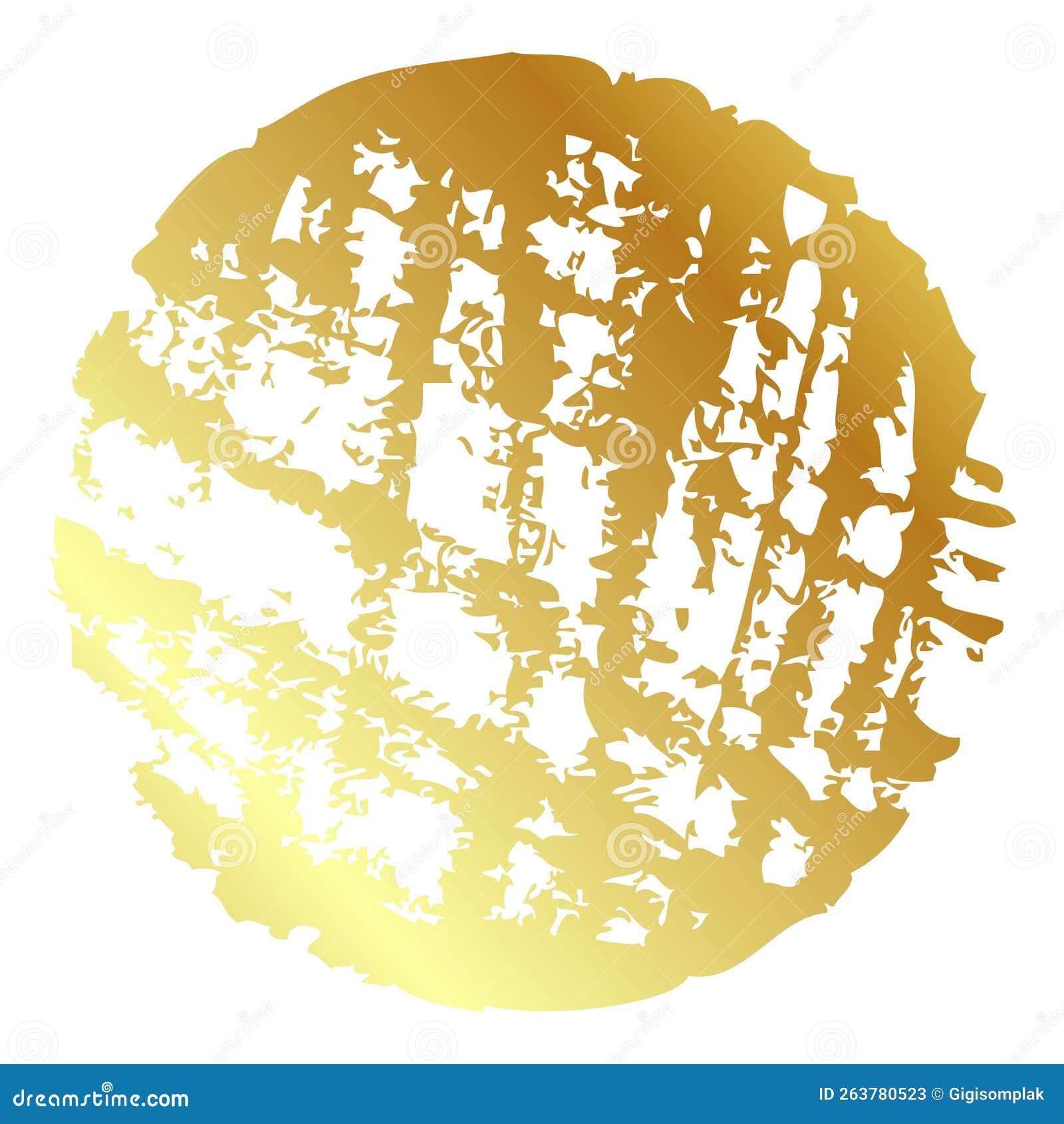 Hand Draw Vector Sketch Frame Scribble, Gold Golden Stock Vector ...