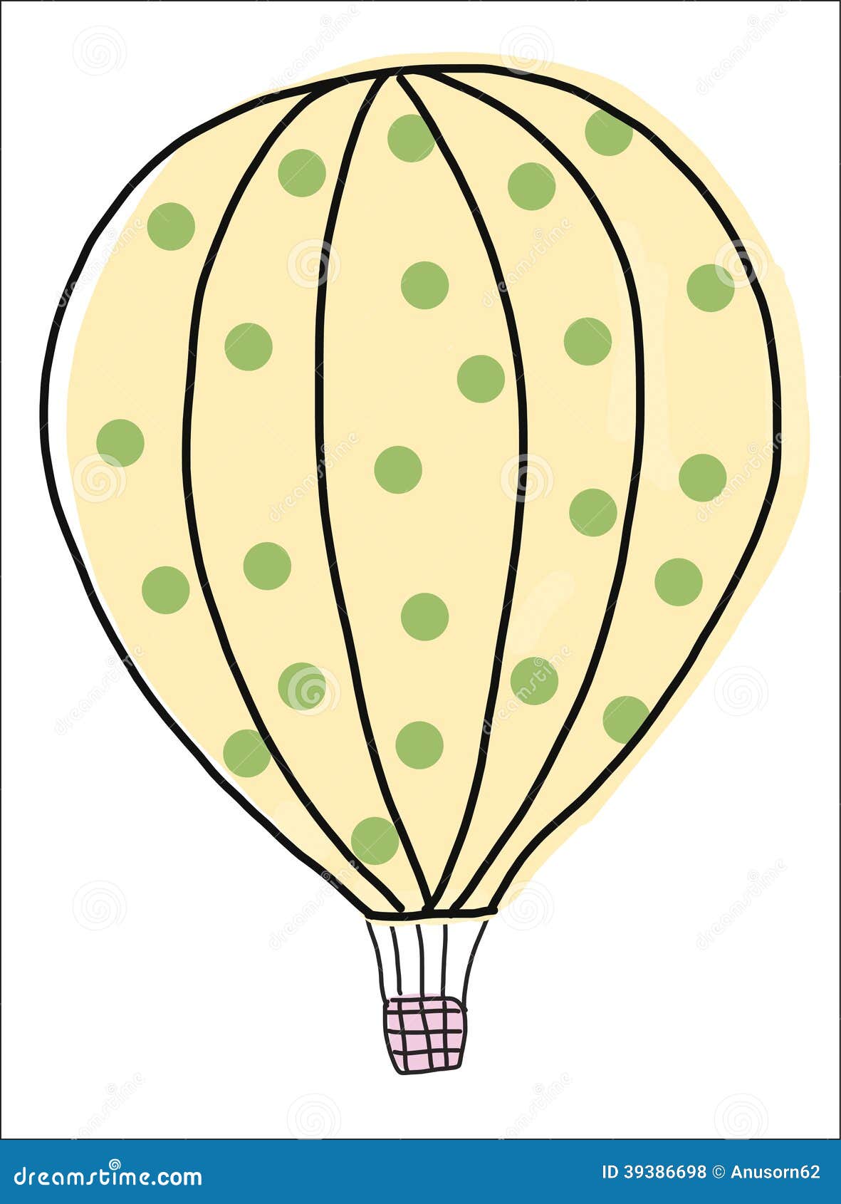 Vintage Balloon Hand Draw Vintage Engraving Style Black And White ...