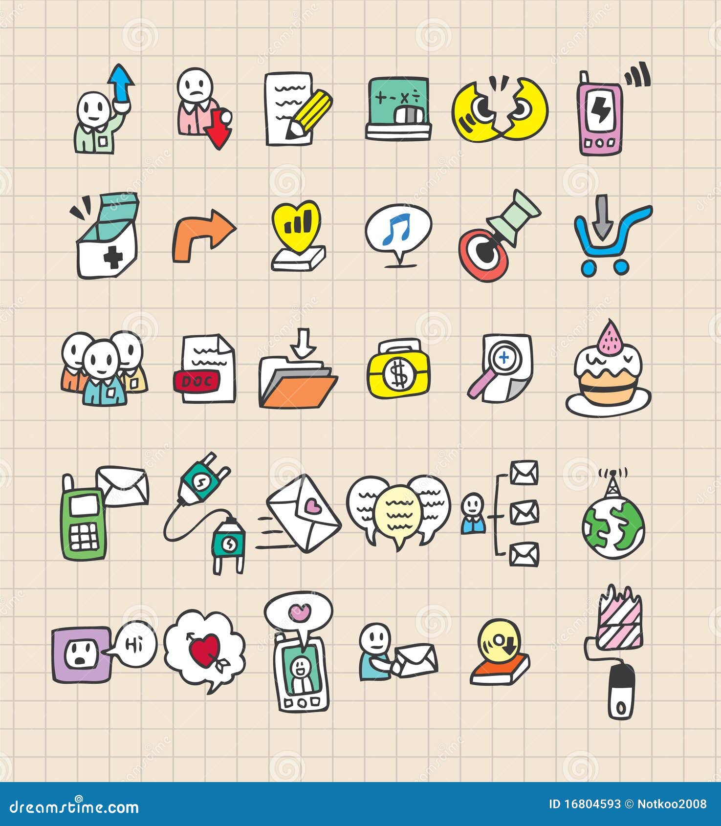 Hand draw web icon stock vector. Illustration of icon - 16804593