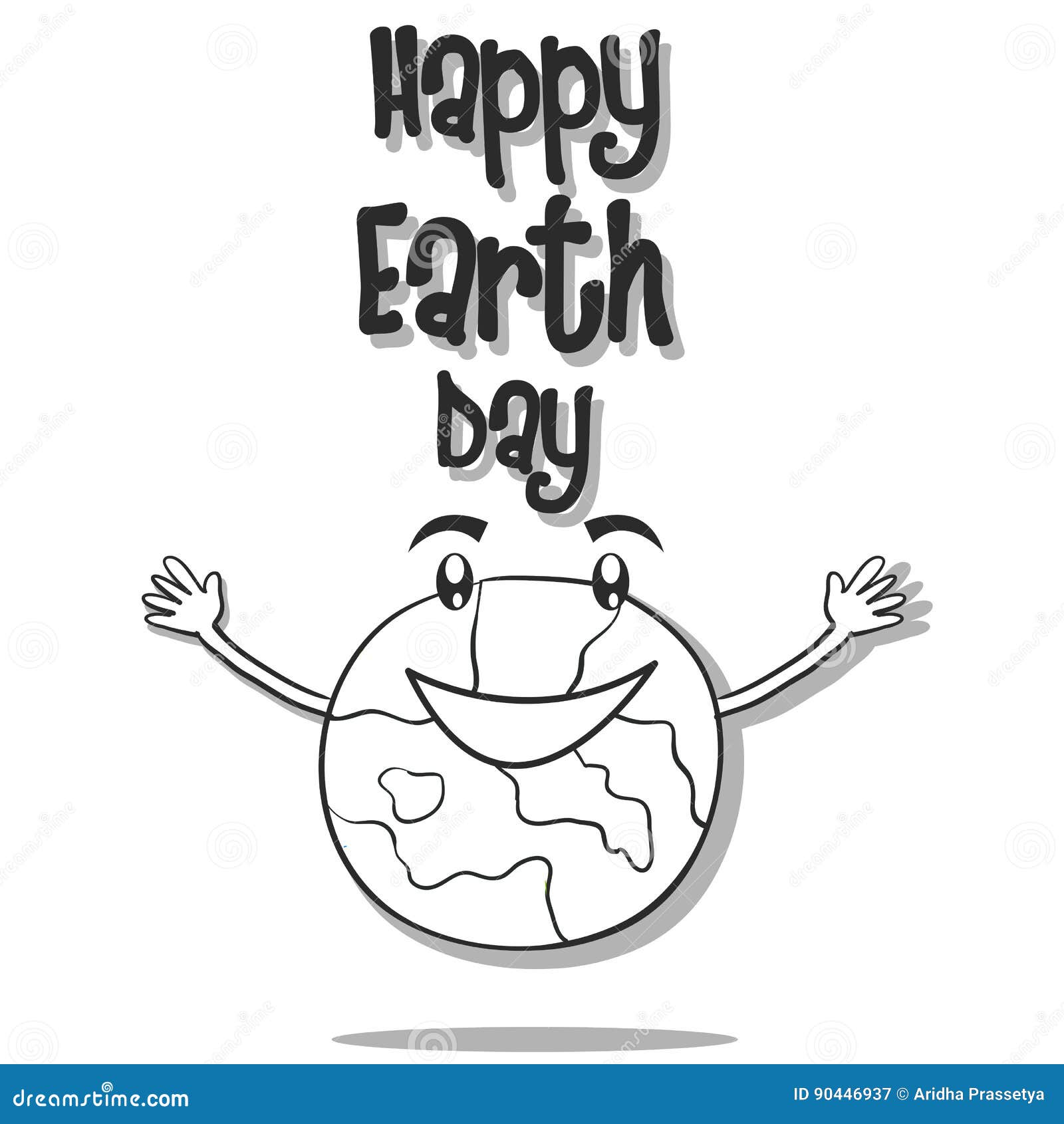Hand Draw World for Earth Day Stock Vector - Illustration of planet ...