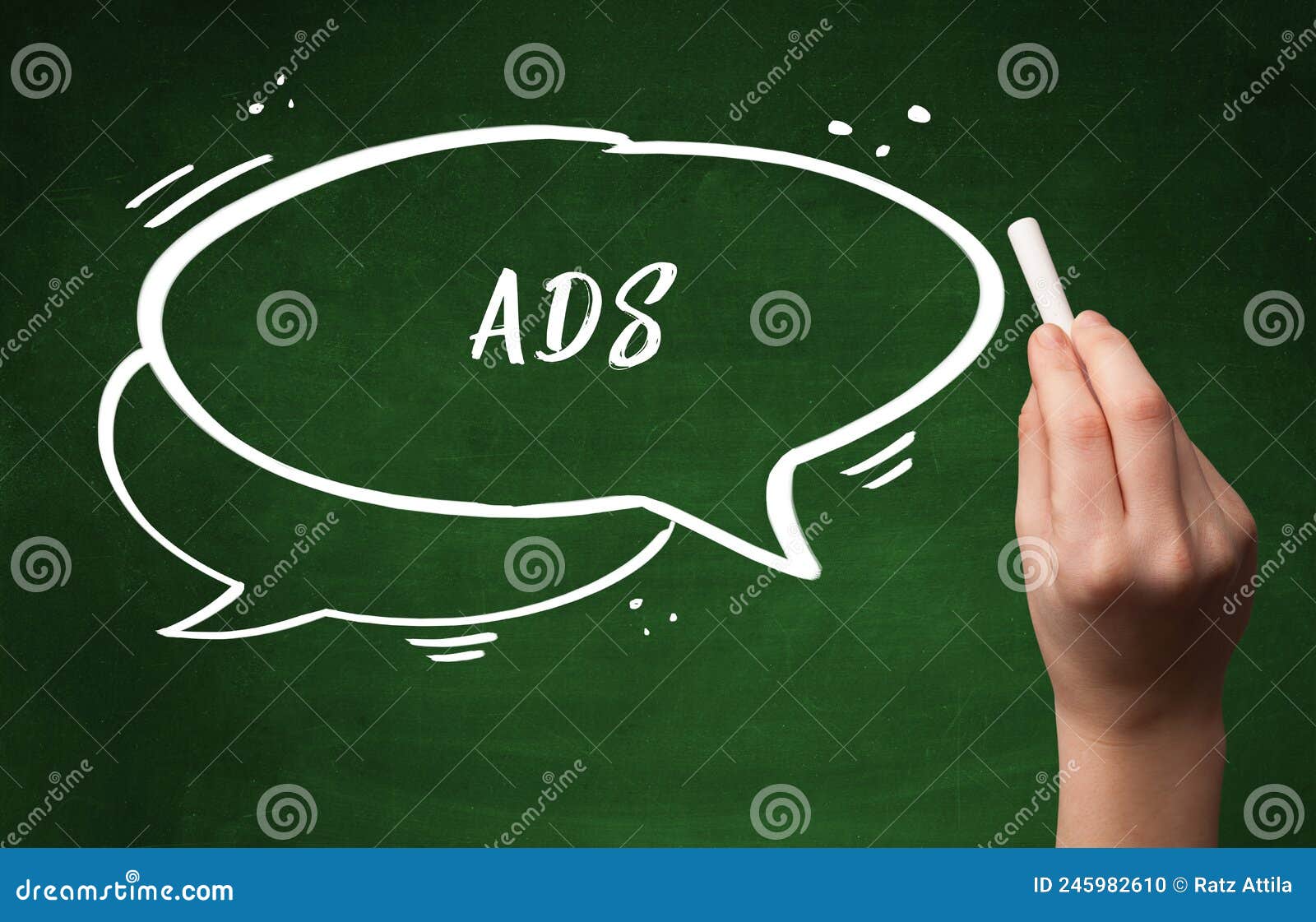 Hand Drawing Abbreviation Concept Stock Photo - Image of chalk ...
