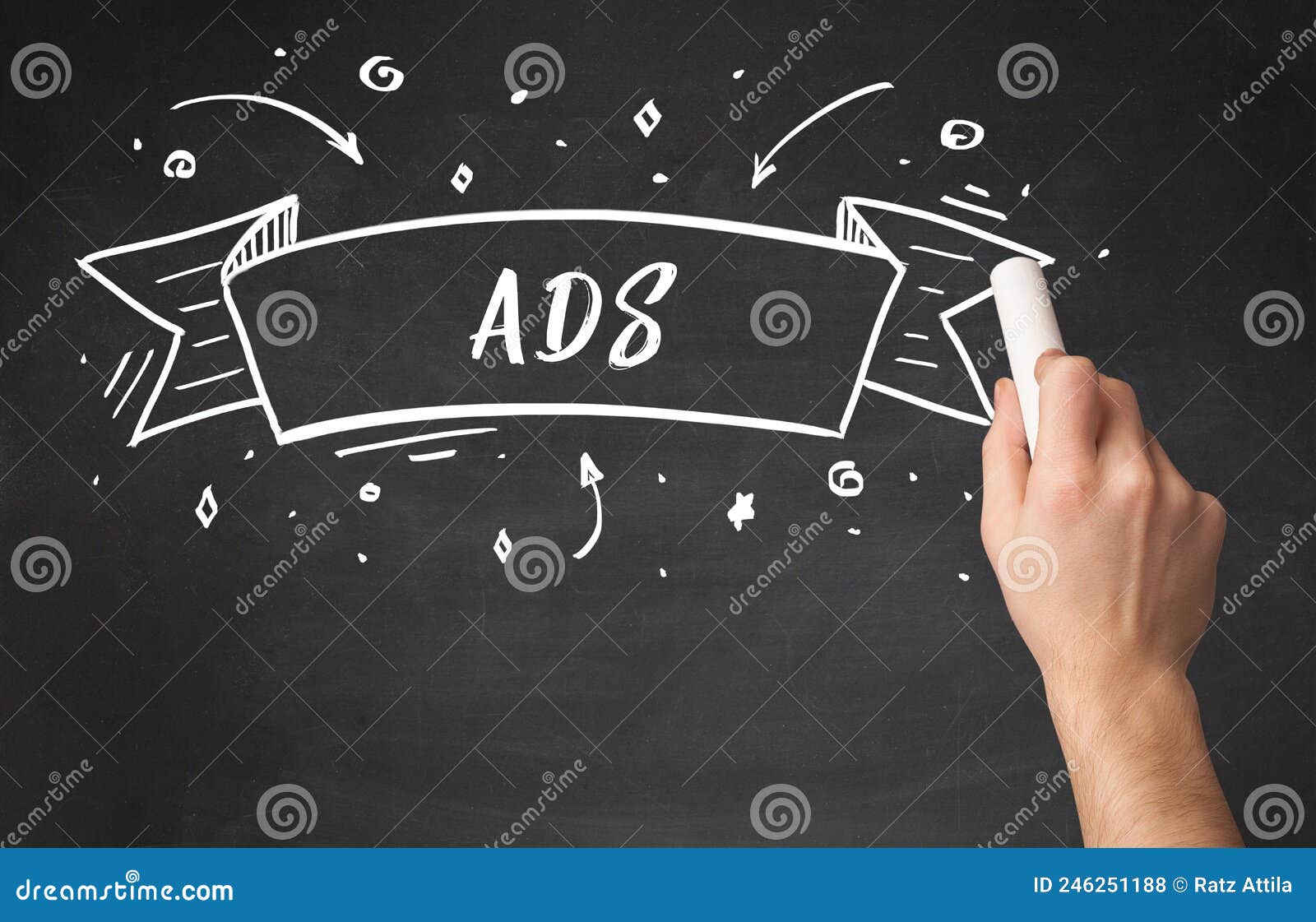 Hand Drawing Abbreviation Concept Stock Photo - Image of theory ...