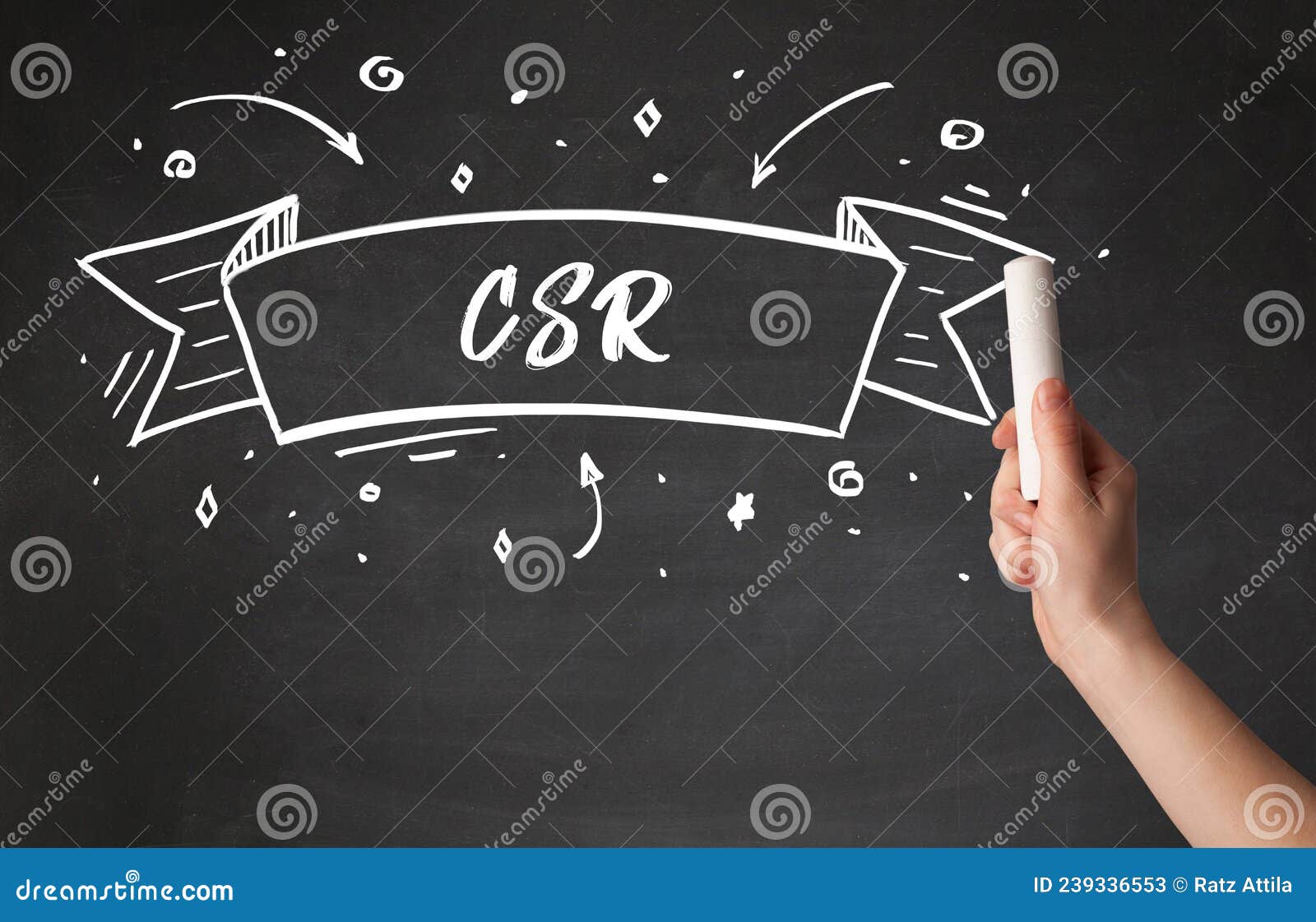Hand Drawing Abbreviation Concept Stock Image - Image of intelligence ...