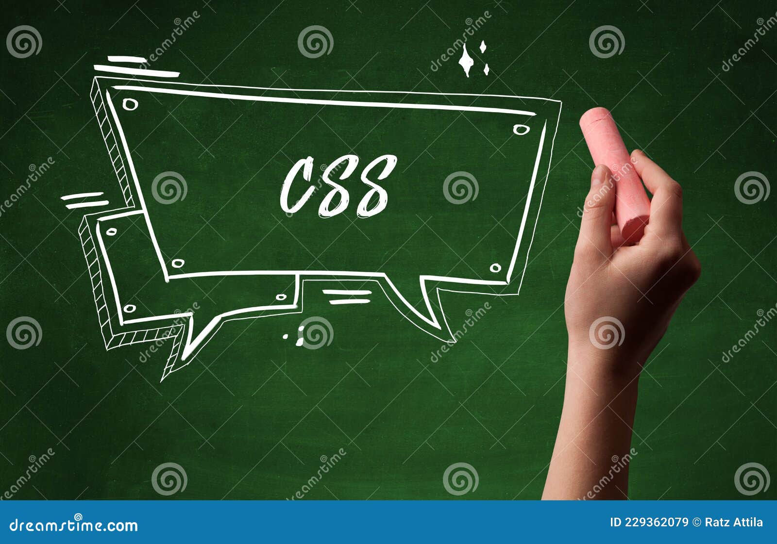 Hand Drawing Abbreviation Concept Stock Image - Image of professor ...