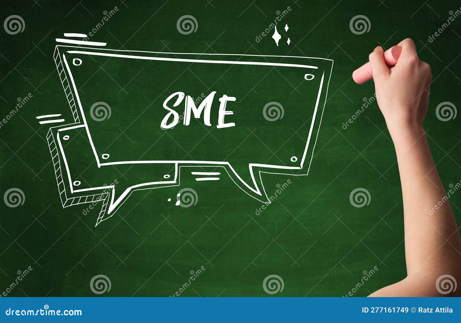 Hand Drawing Abbreviation Concept Stock Image - Image of theory ...