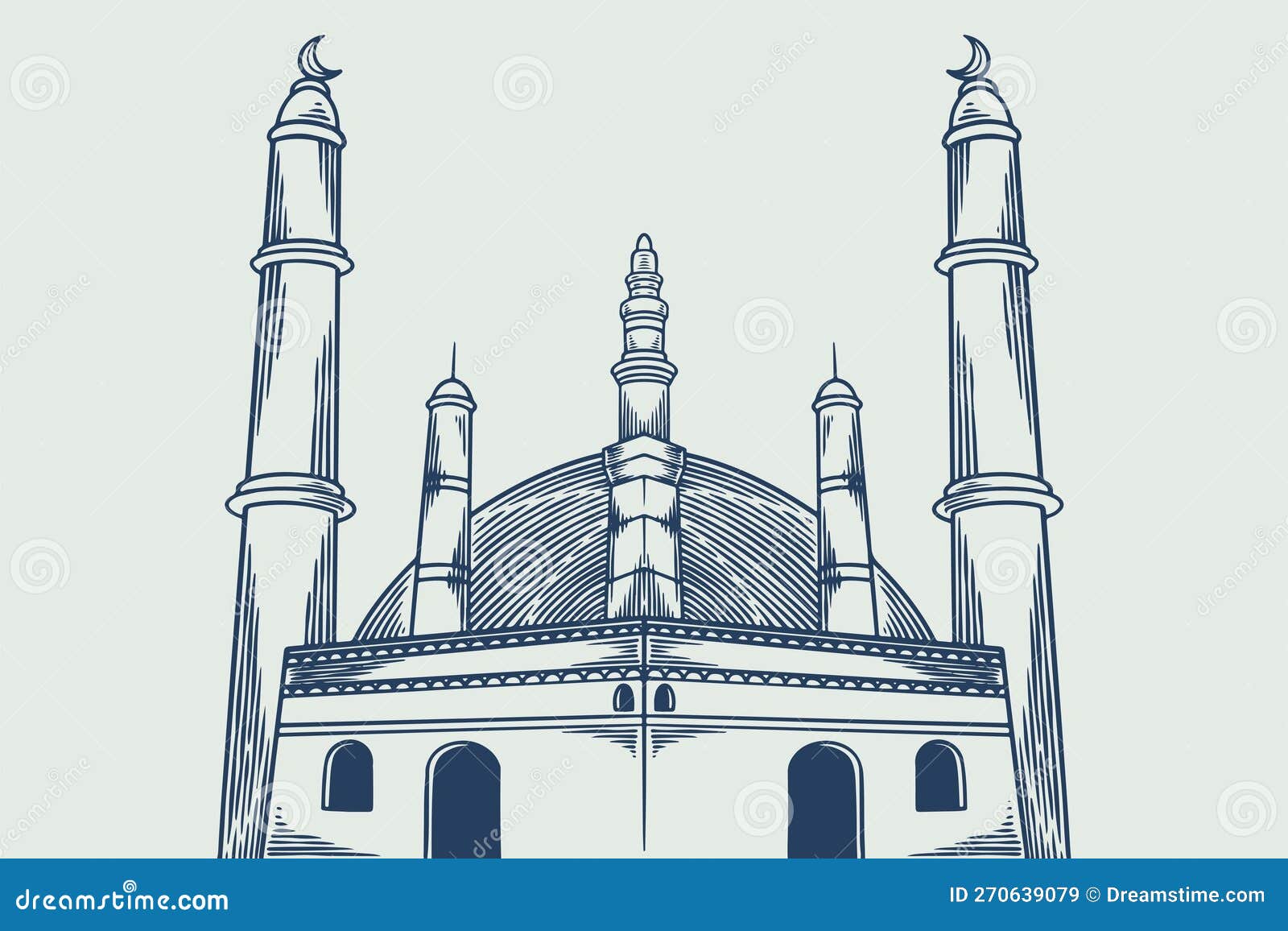 Ramadan Theme Background With Arabic Calligraphy Stock Image ...