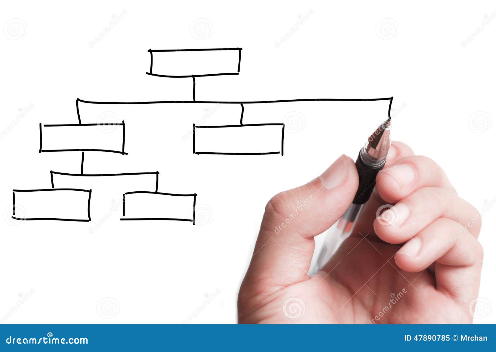 Hand Drawing Blank Chart stock image. Image of empty - 47890785