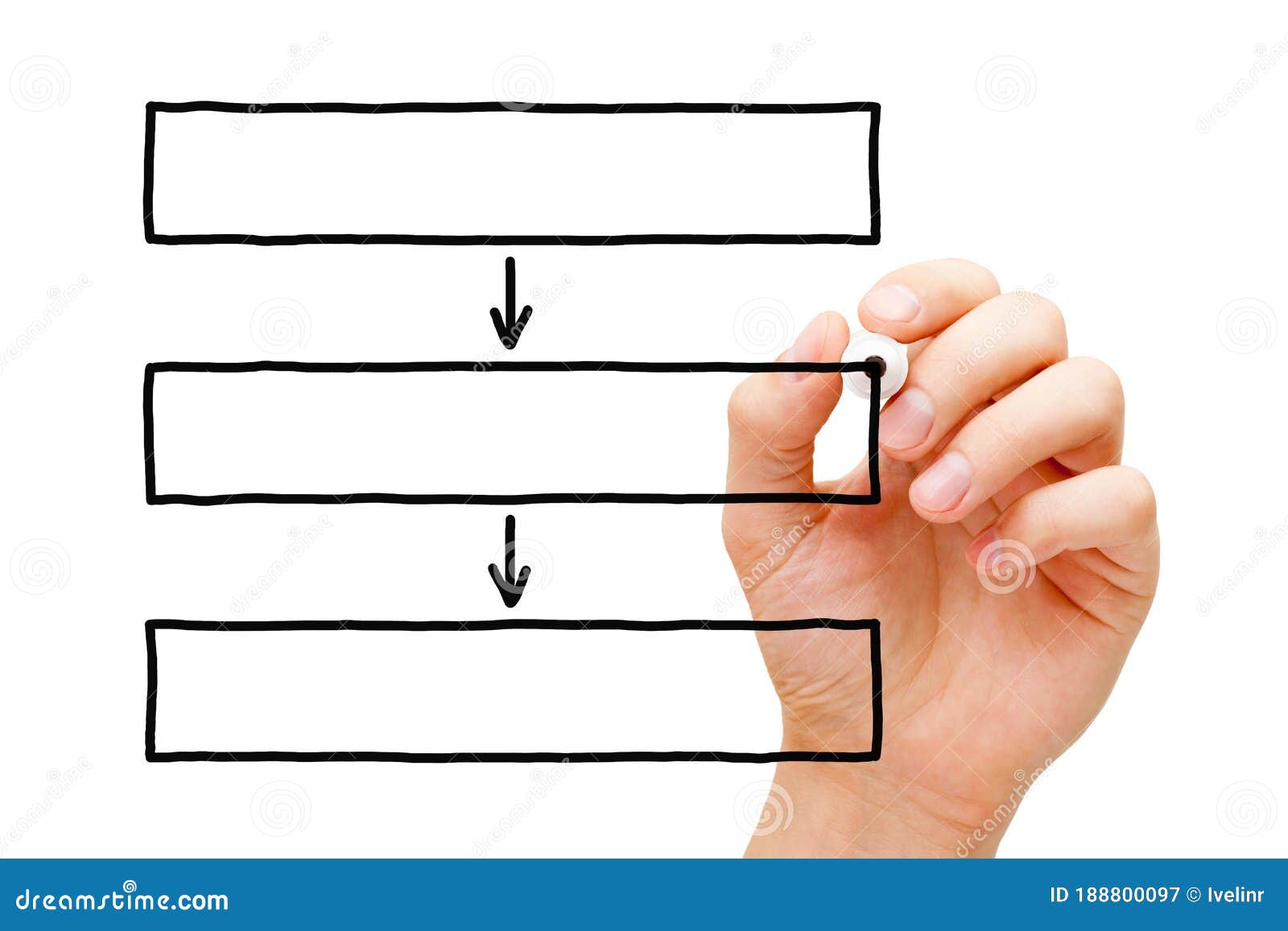 Hand Drawing Blank Three Box Flow Chart Diagram Stock Image - Image of ... Hand Drawing Blank Three Box Flow Chart Diagram Stock Image - Image of ...