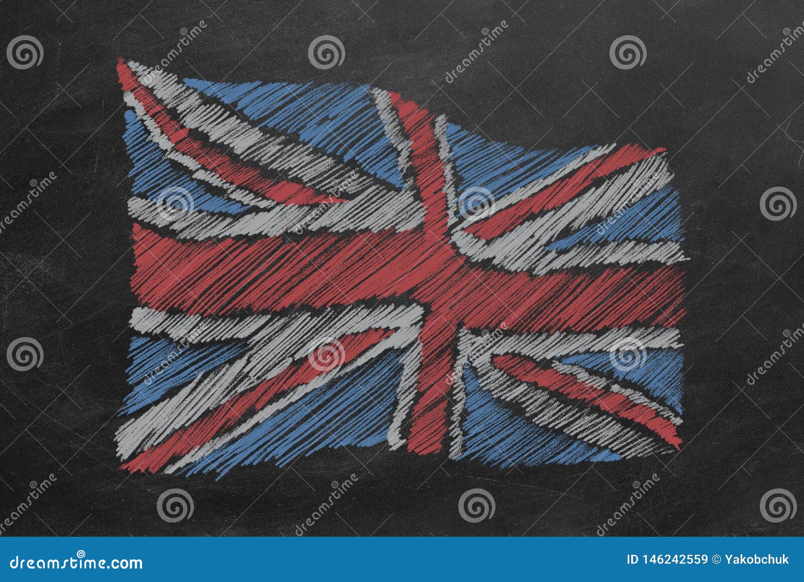 British flag stock illustration. Illustration of black - 146242559