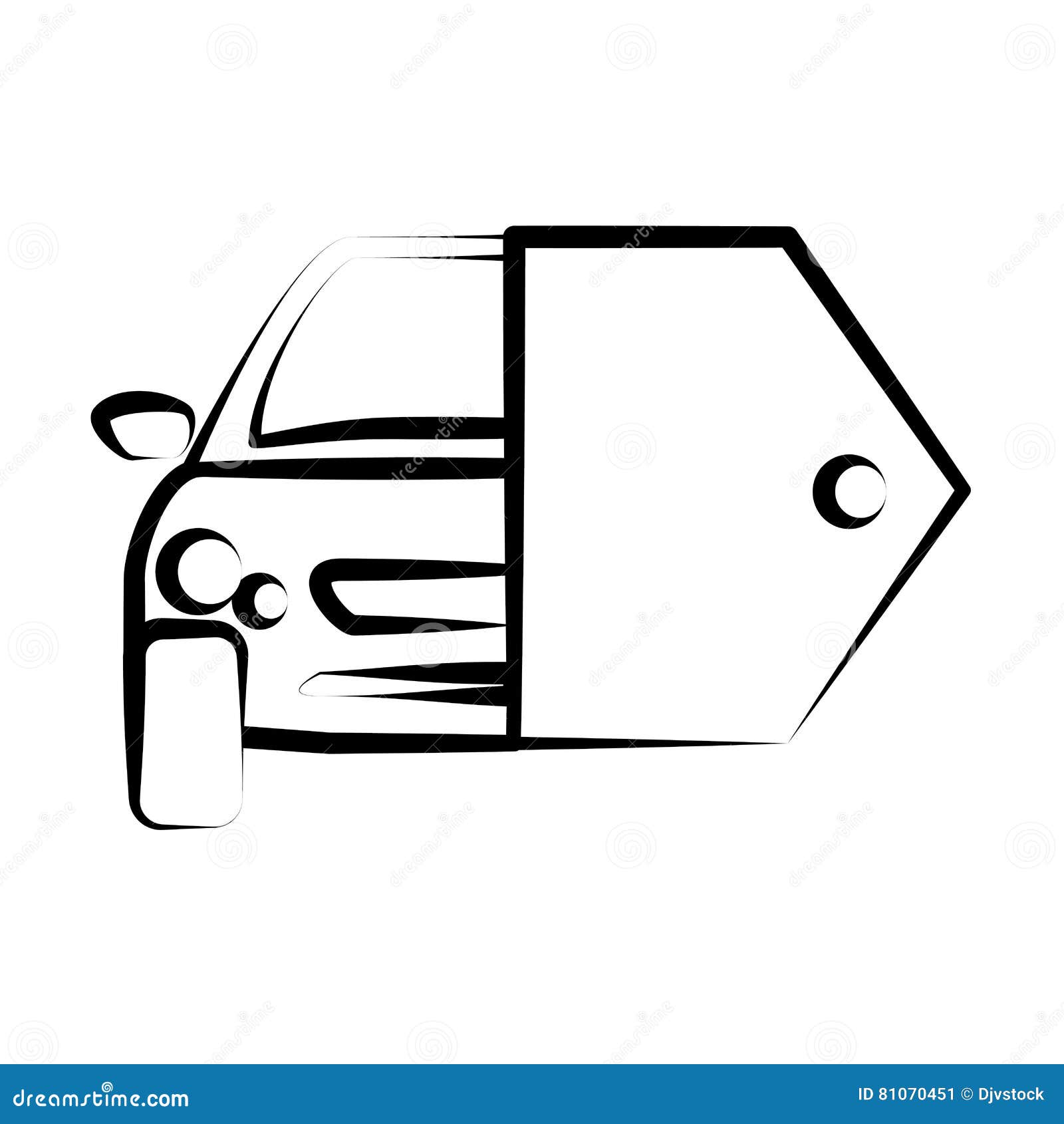 Hand Drawing Car Key Sketch Stock Vector - Illustration of safe ...