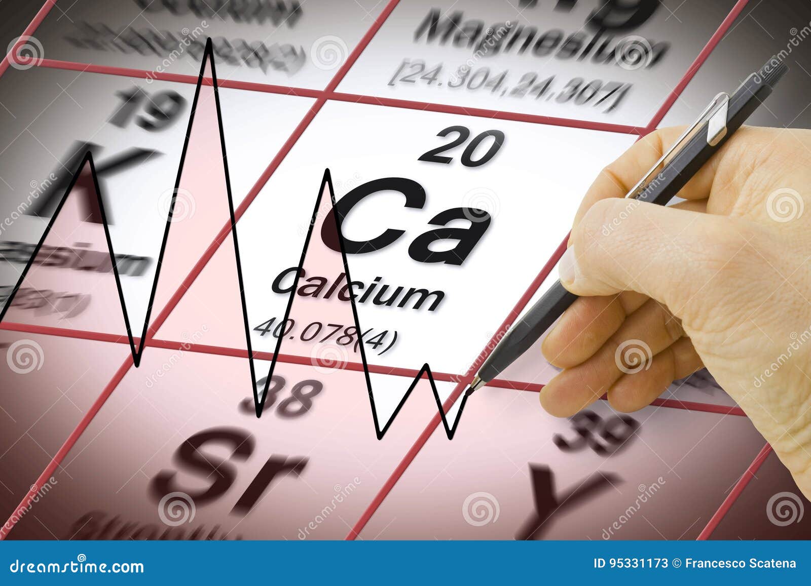 Element Calcium Magnifying Glass Stock Photos - Free & Royalty-Free ...