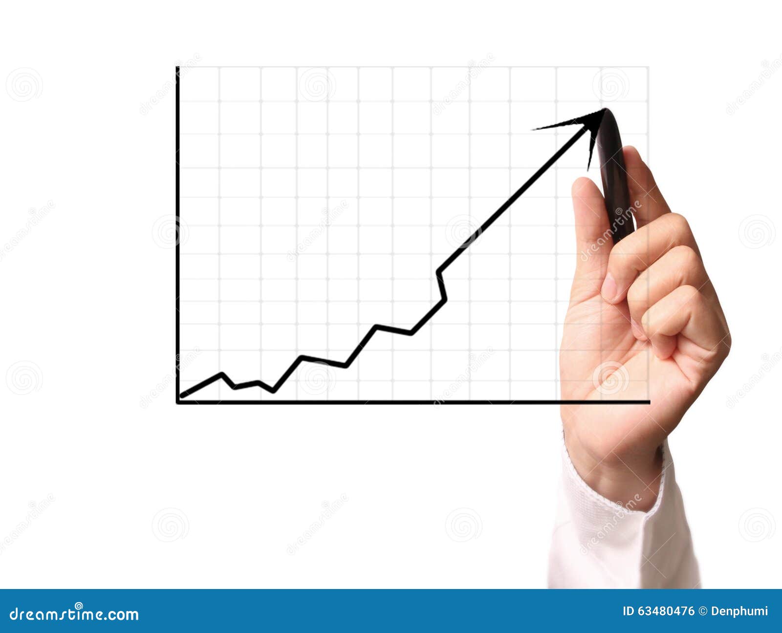 Hand drawing chart show stock illustration. Illustration of diagram ...