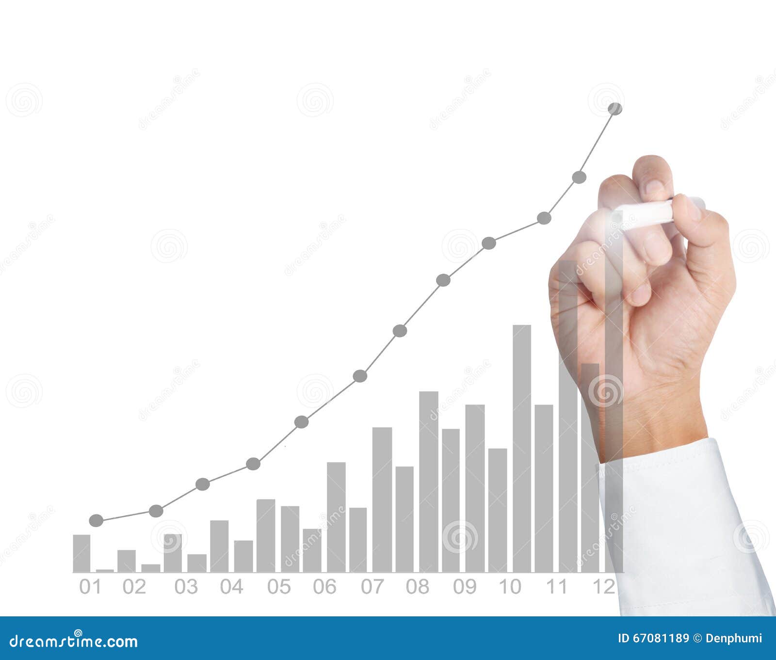 Hand drawing chart show stock image. Image of diagram - 67081189