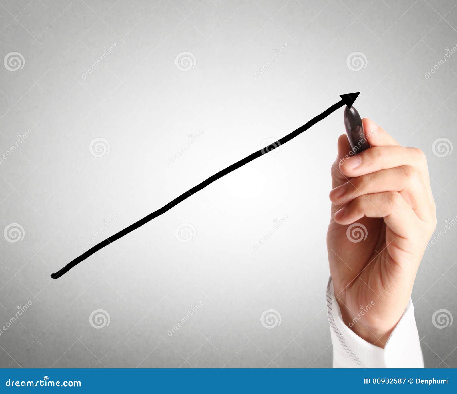 Hand drawing chart show stock image. Image of pencil - 80932587