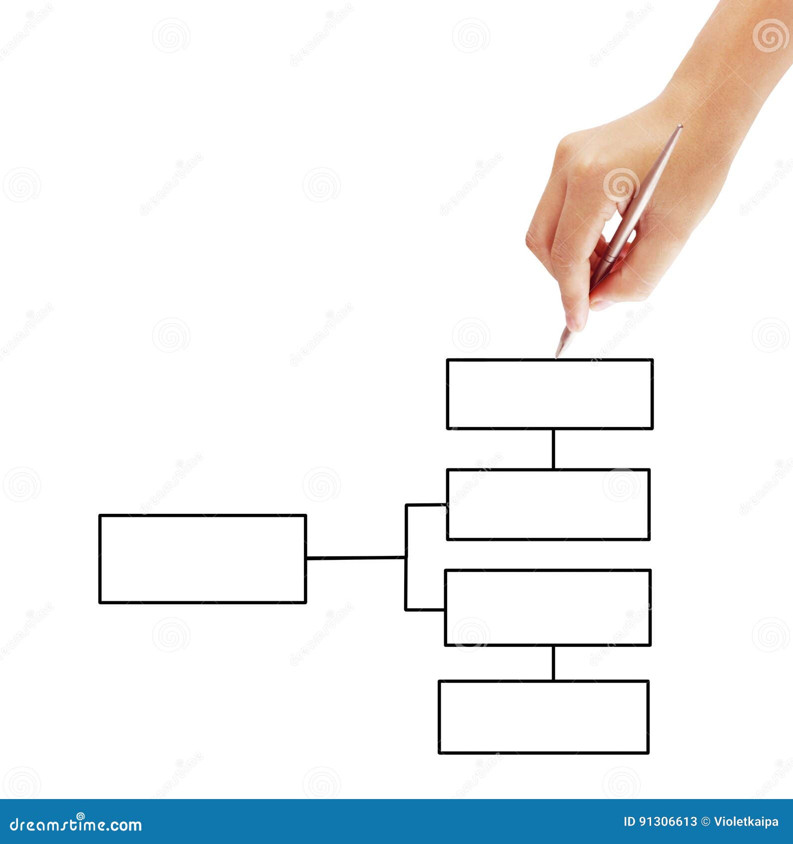 Hand drawing chart stock image. Image of presentation - 91306613