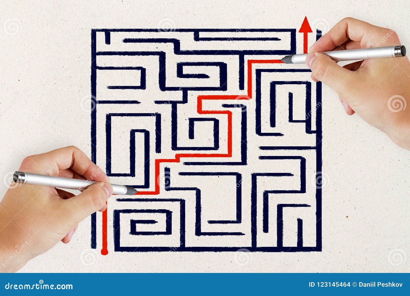Confusion and Labyrinth Concept Stock Photo - Image of game, concept ...