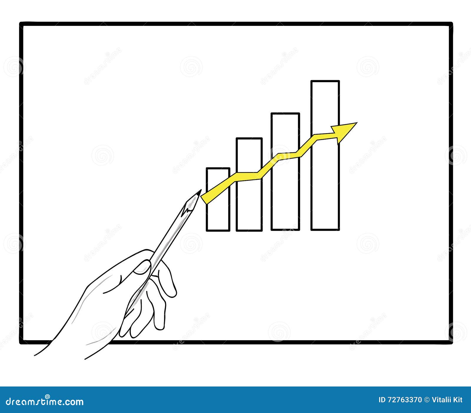 Drawing Diagram Of Man Organizing Conceptual Cartoon Vector ...