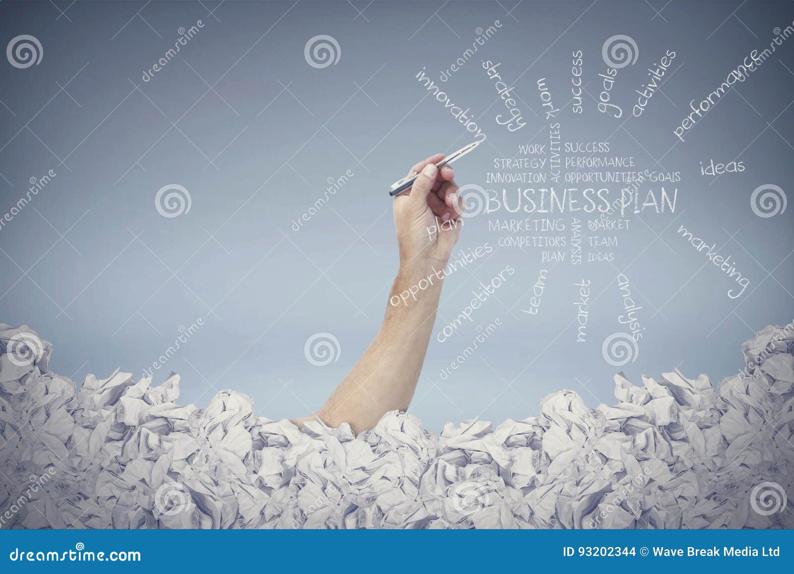 Hand Drawing on a Digital Screen Stock Photo - Image of napkins, balls ...