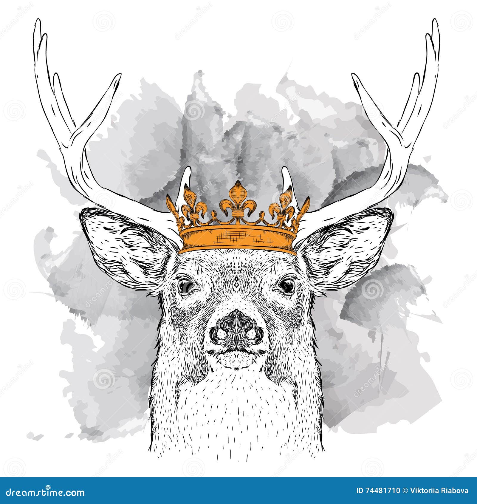 Deer Crown. Deer Antlers. Baratheon House Element From Game Of Thrones ...