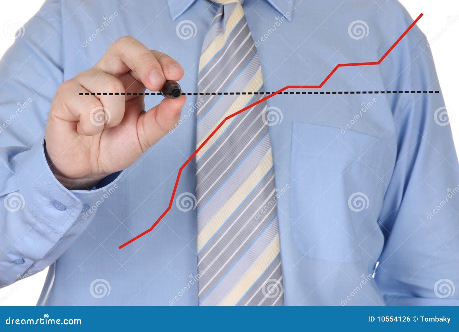 Hand drawing graph stock photo. Image of chart, idea - 10554126