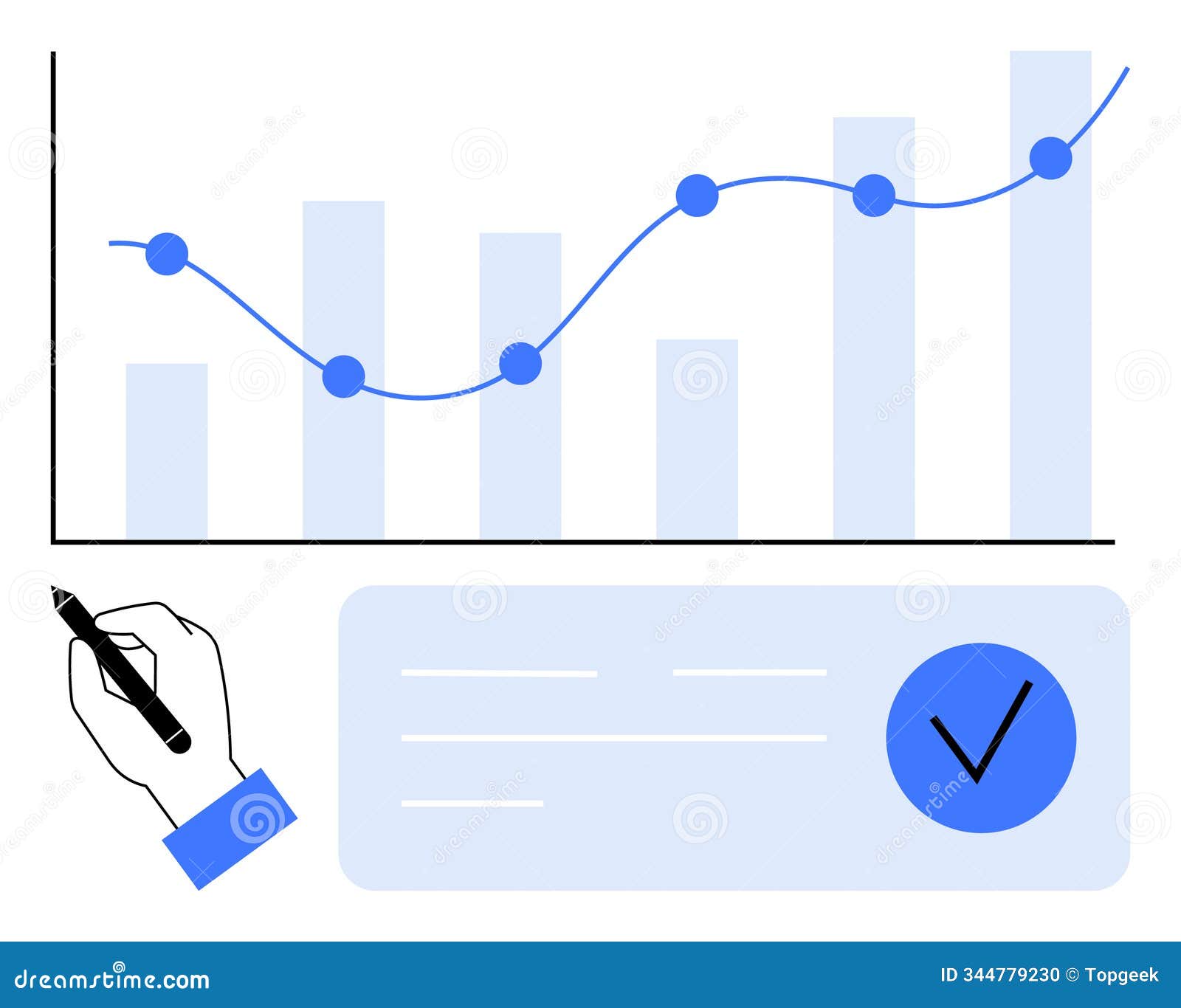 Hand With Checkmark Icon Cartoon Vector | CartoonDealer.com #193230143