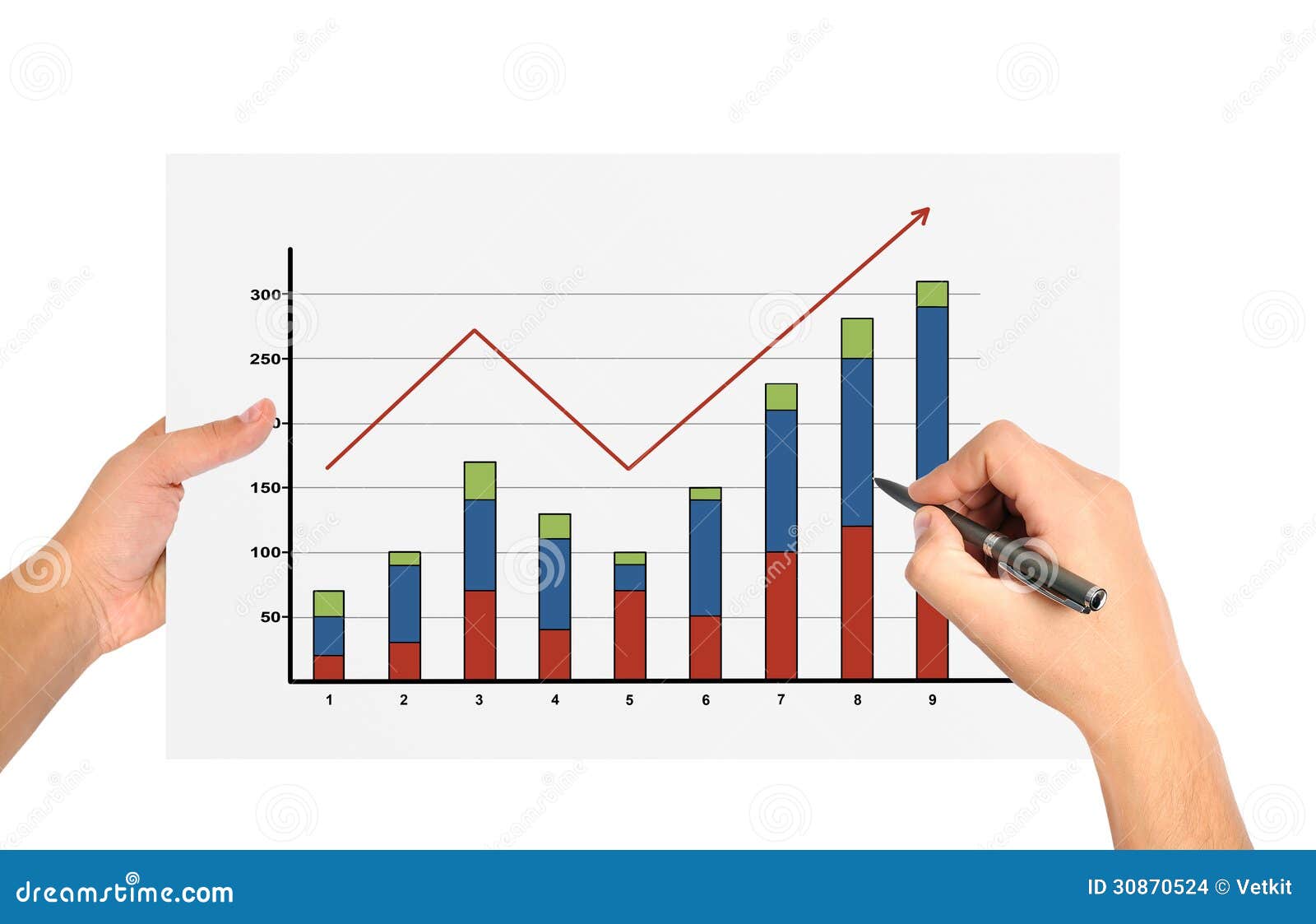 Hand drawing graph stock photo. Image of list, message - 30870524