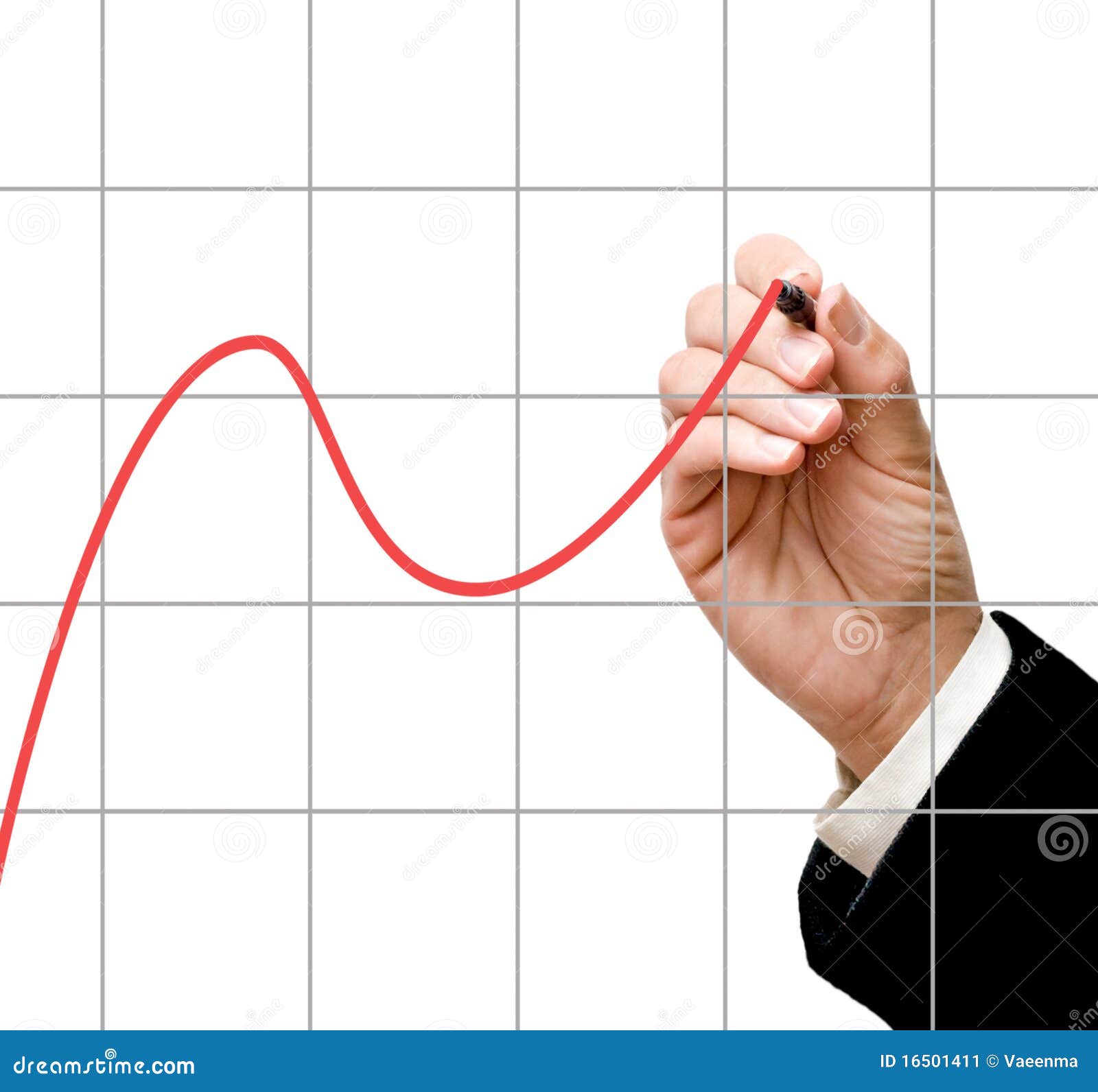 Hand drawing a graphic stock image. Image of isolated - 16501411