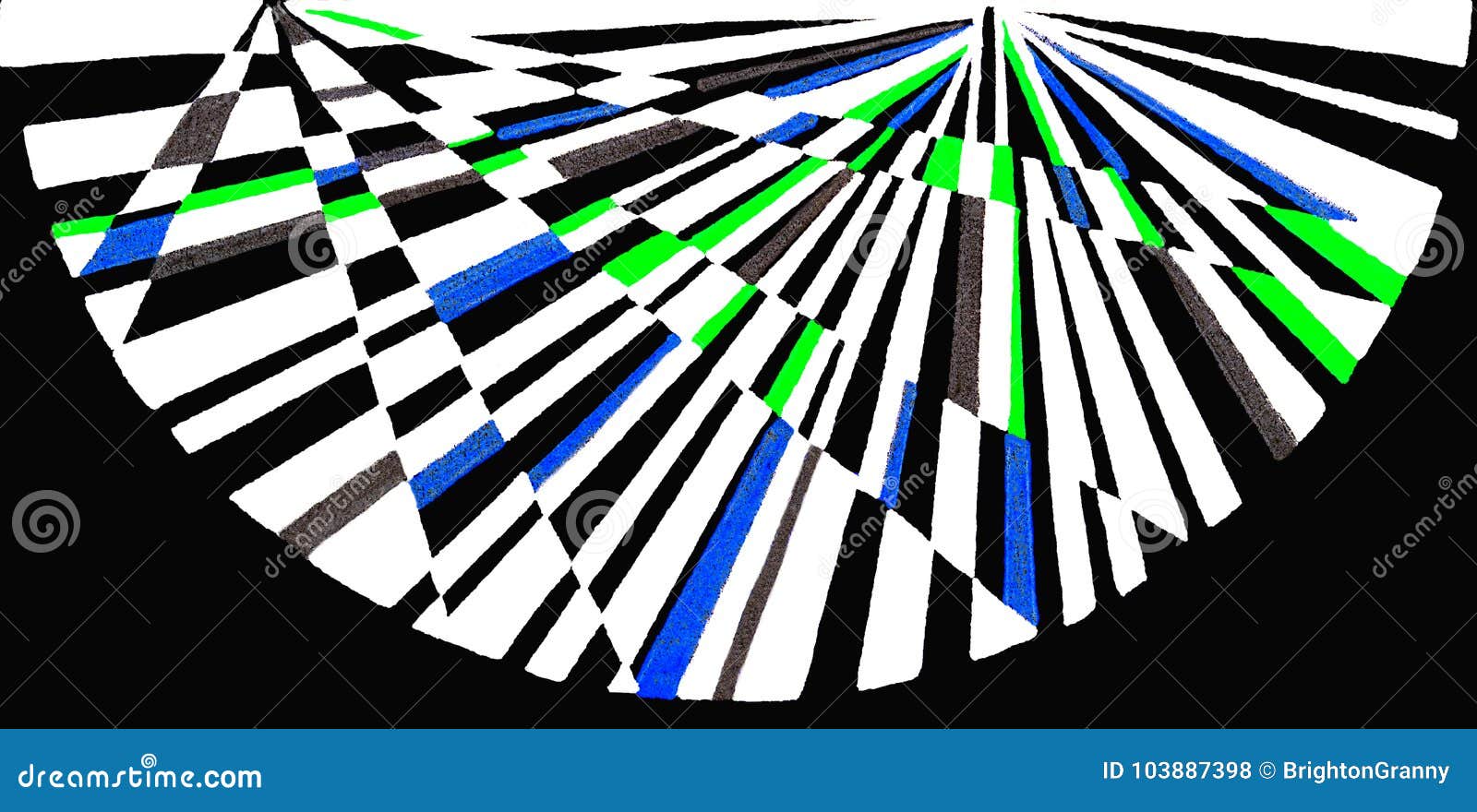 Colourful Semi Circle Pattern. Stock Illustration - Illustration of ...