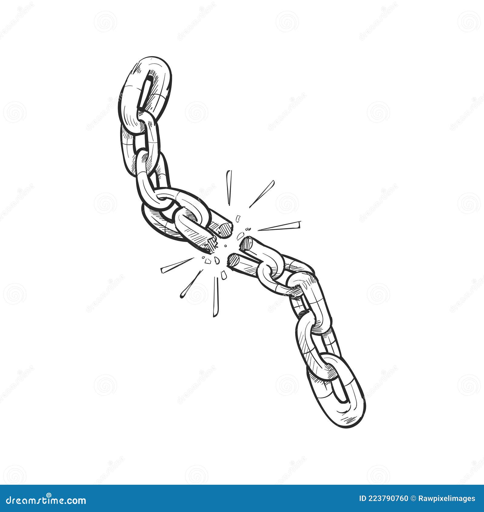 Hand Drawing Illustration of Freedom Concept Stock Illustration ...