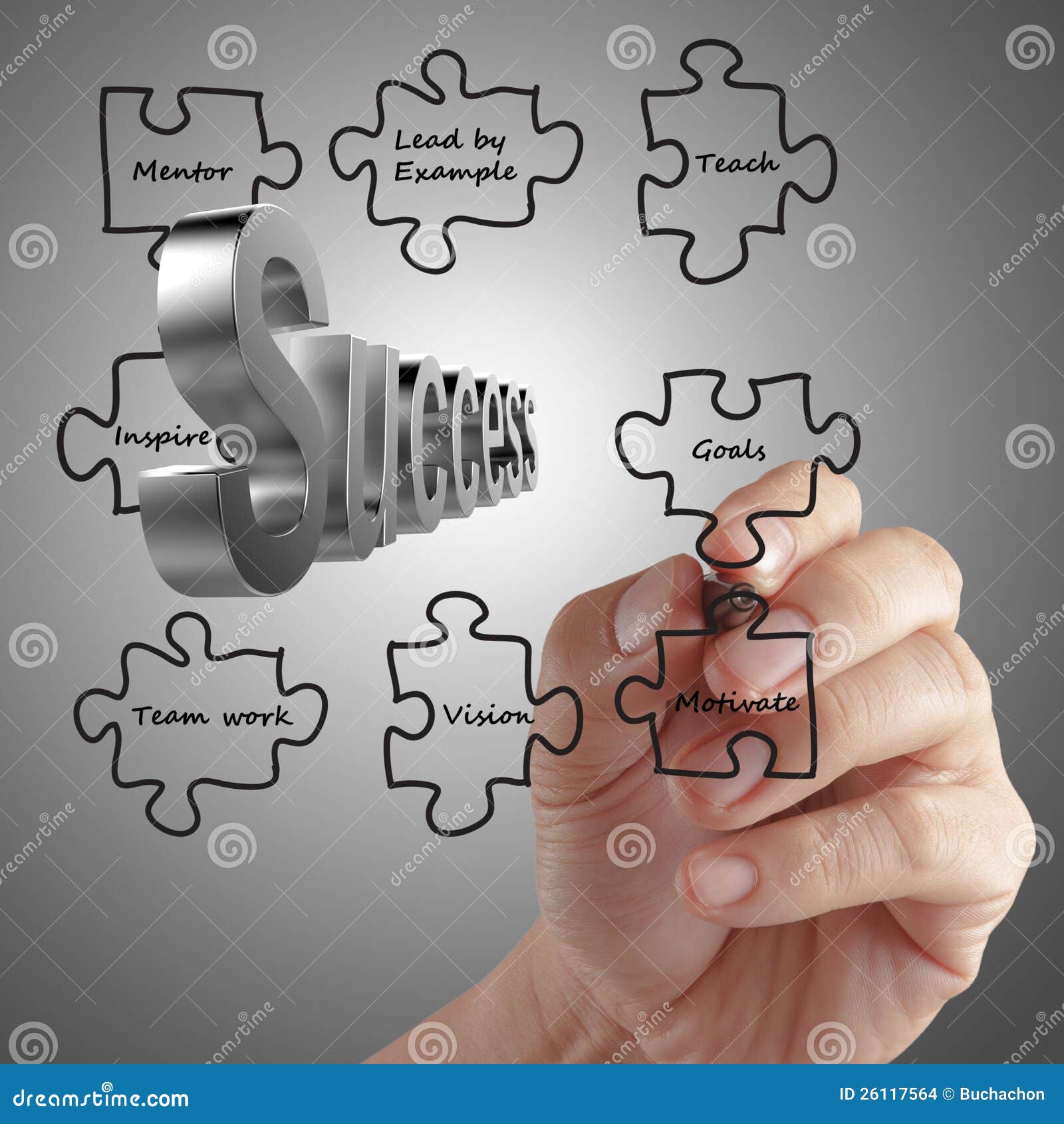 Hand Drawing the Keys for Success Stock Photo - Image of sketching ...