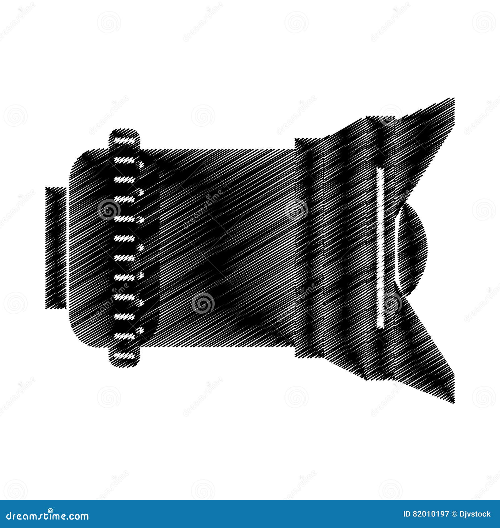 Hand Drawing Lens Photo Camera Icon Stock Vector - Illustration of ...