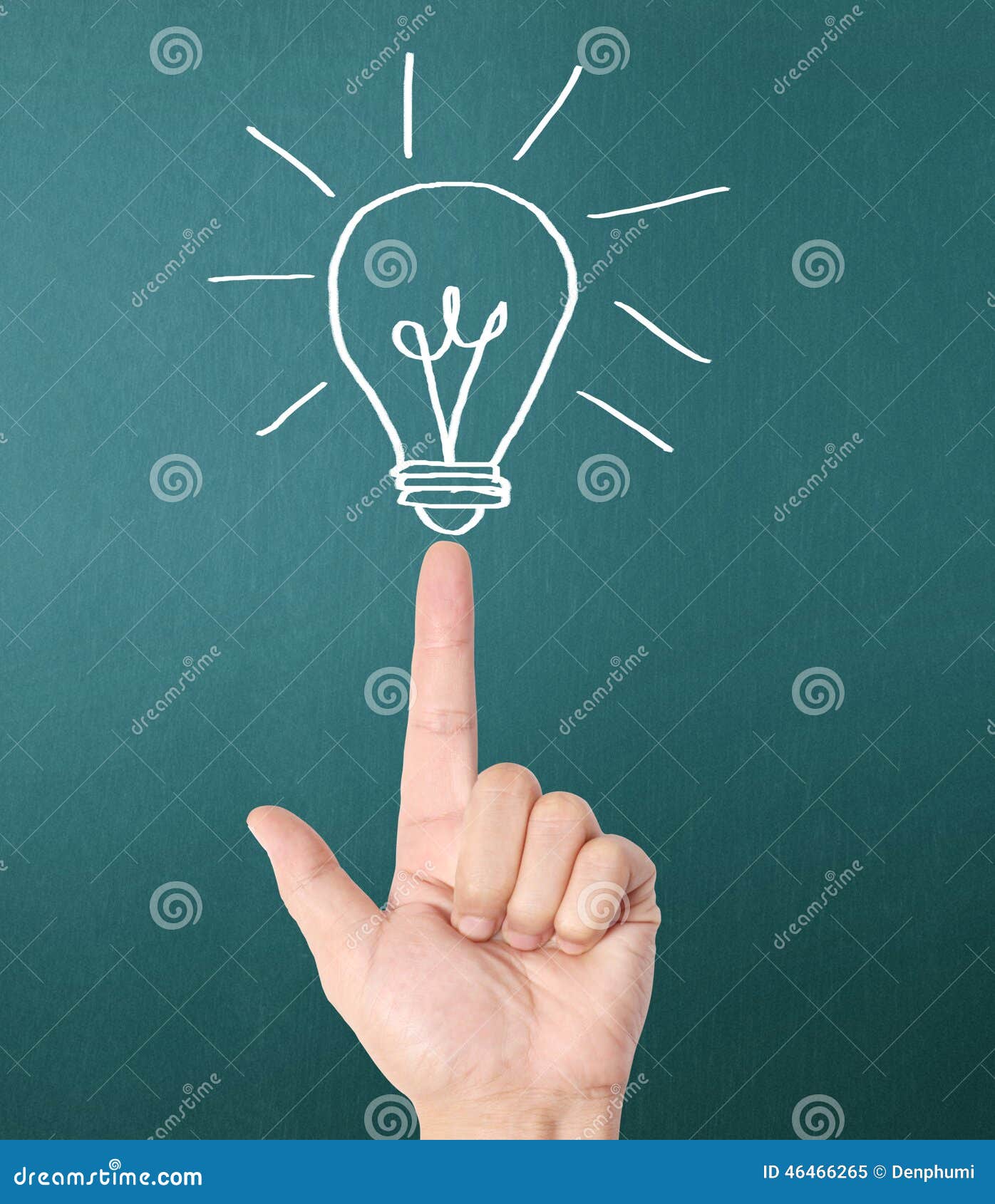 Hand drawing light bulb stock image. Image of board, white - 46466265