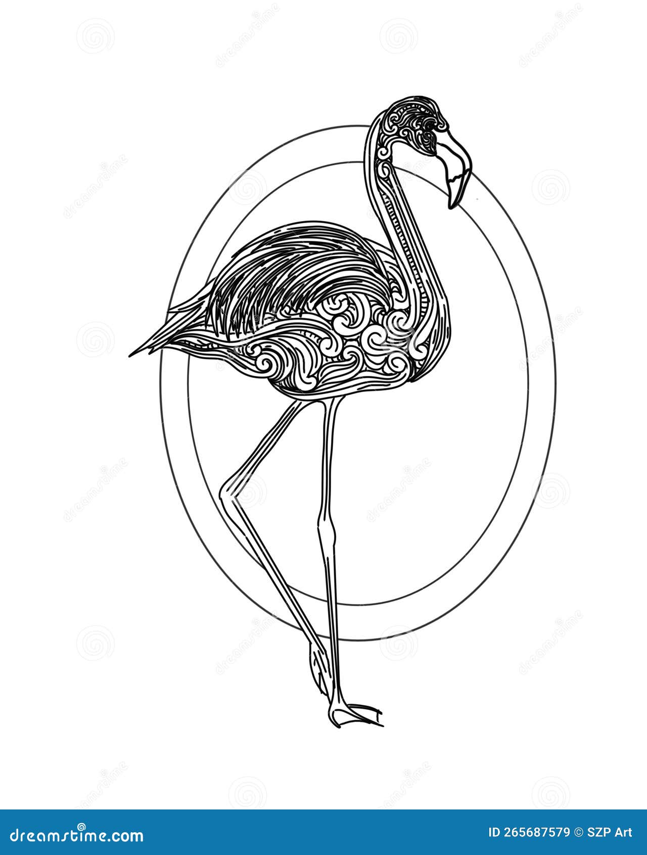 Logo Design Illustration Using Line Arts Stock Illustration ...