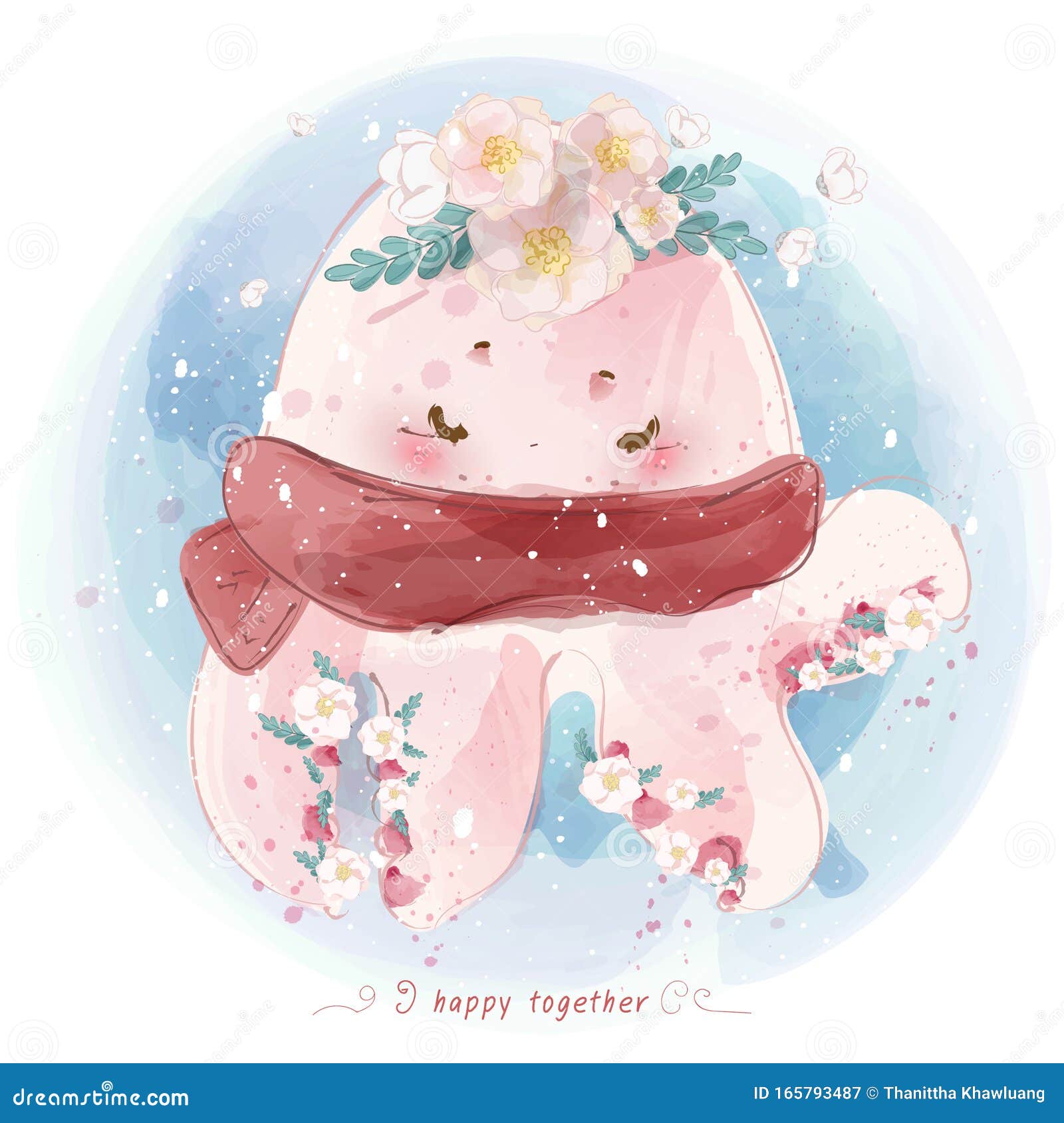 Hand Drawing Parade Doodle Animals. Vector Illustration Stock ...