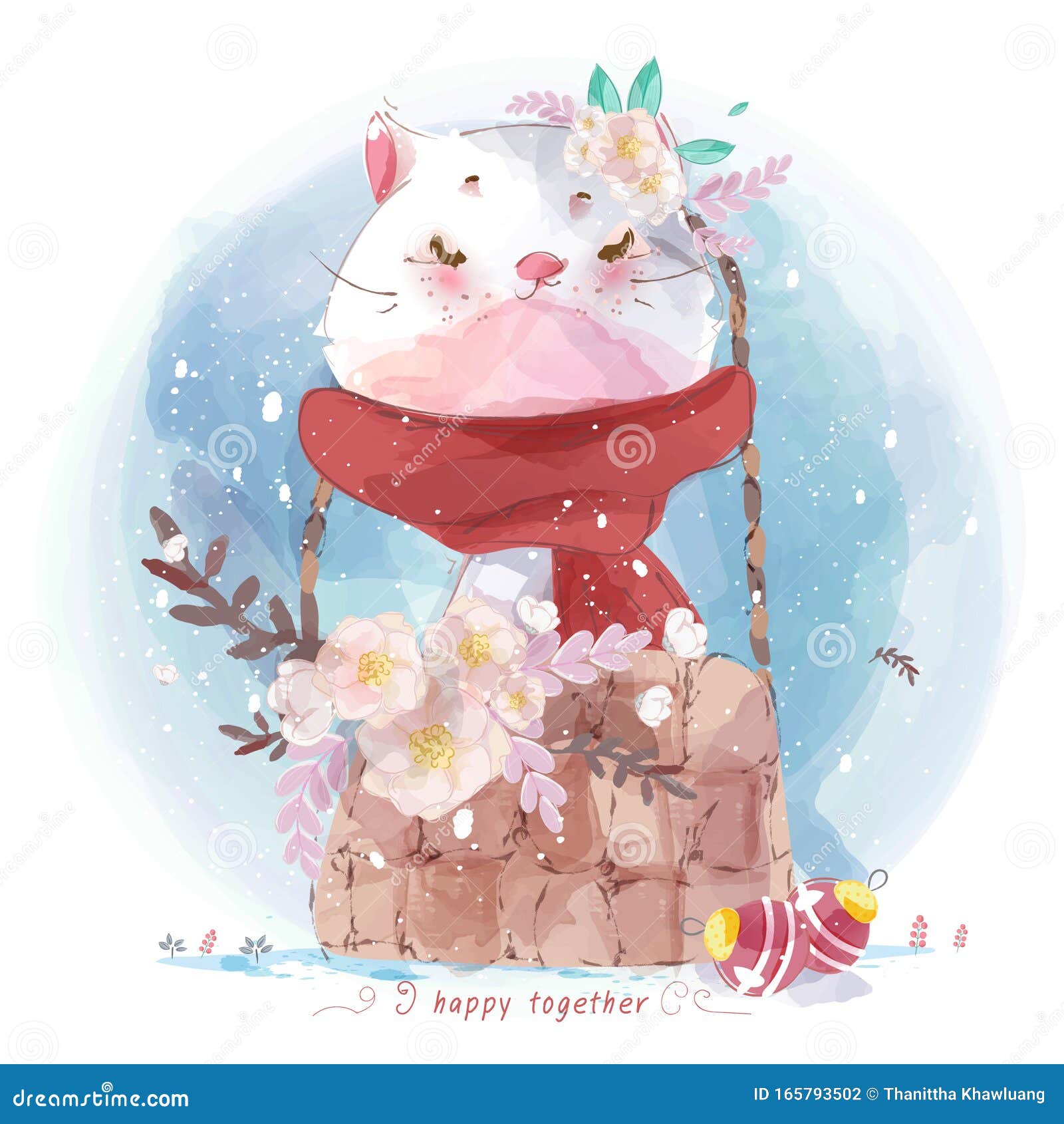 Hand Drawing Parade Doodle Animals. Vector Illustration Stock ...