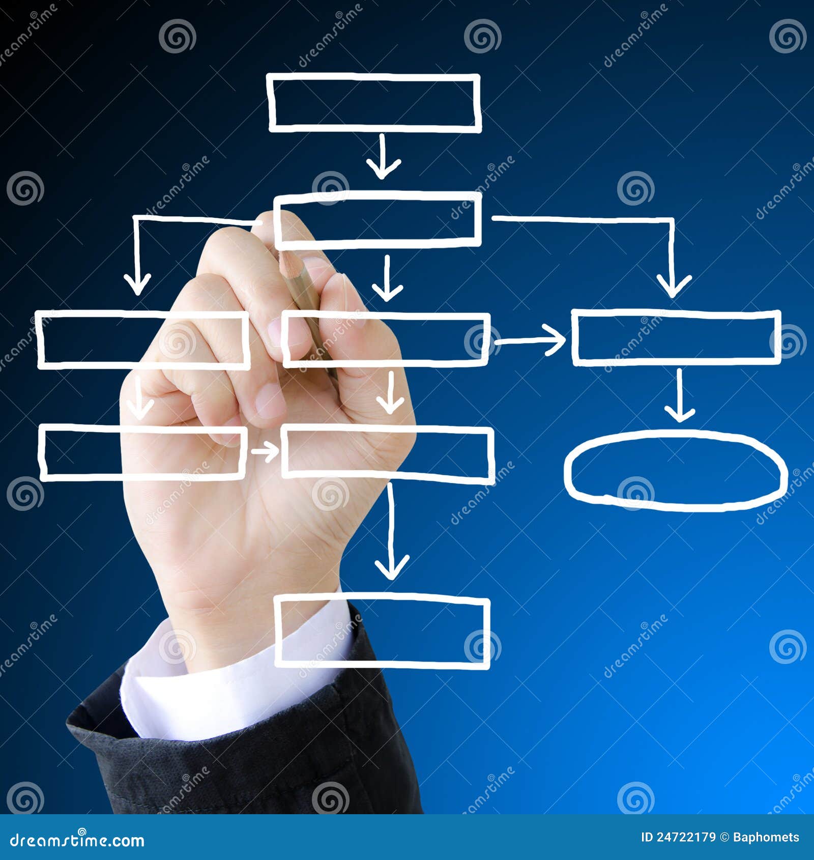 Hand drawing plan stock image. Image of hand, creativity - 24722179