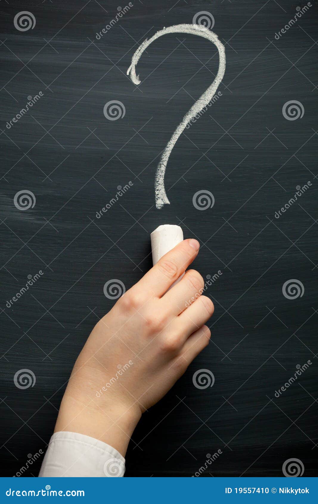 Hand Drawing a Question Sign Stock Photo - Image of white, stationery ...