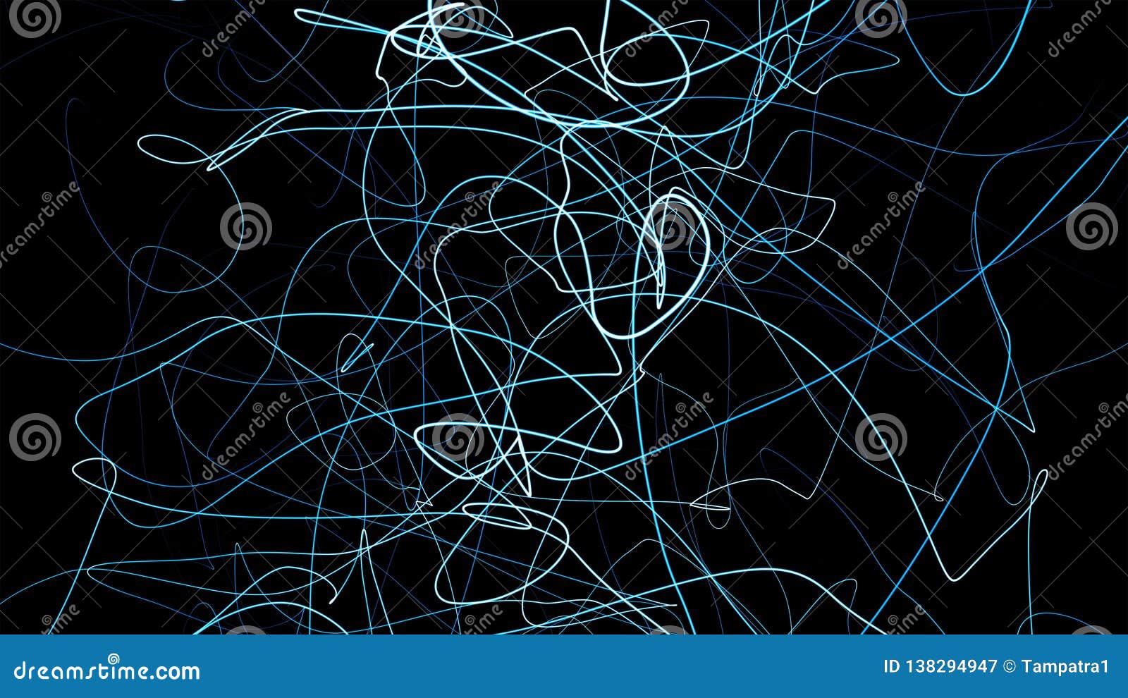 Scribble Chaos Line Brush Stroke, Vector Doodle Sketch Circle ...