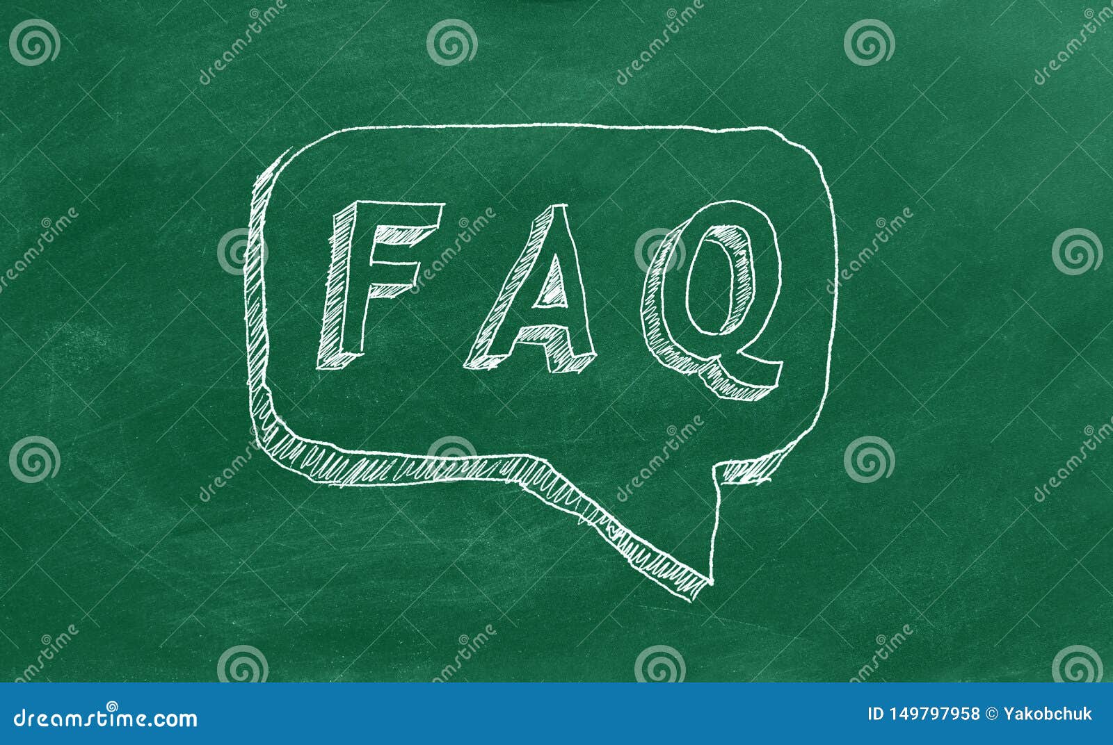 FAQ stock illustration. Illustration of board, frequent - 149797958