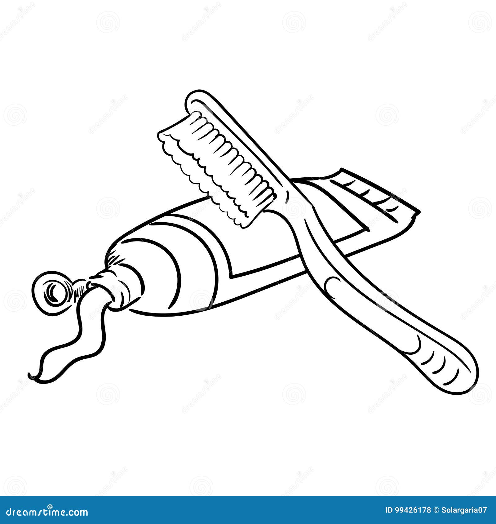 Cute Toothbrush Drawing