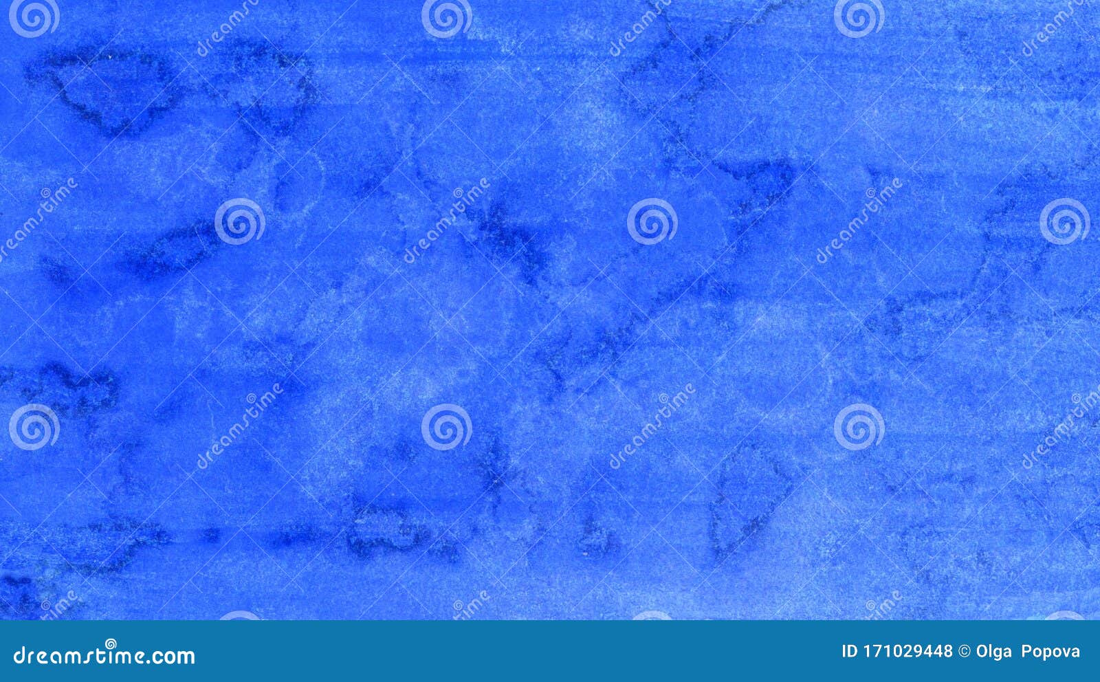 Hand Drawn Abstract Blue Watercolor Dirty Textured Background Stock ...