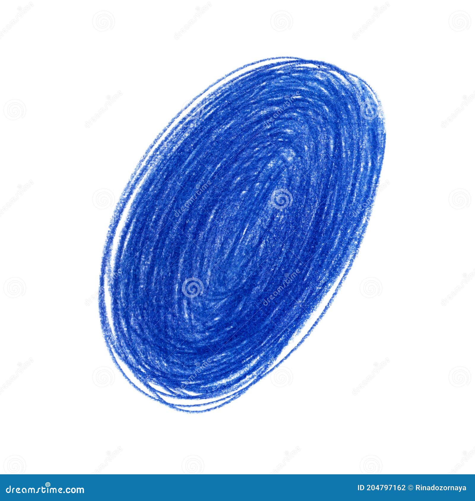 Hand Drawn Abstract Color Pencil Isolated Scribble Stock Photo - Image ...
