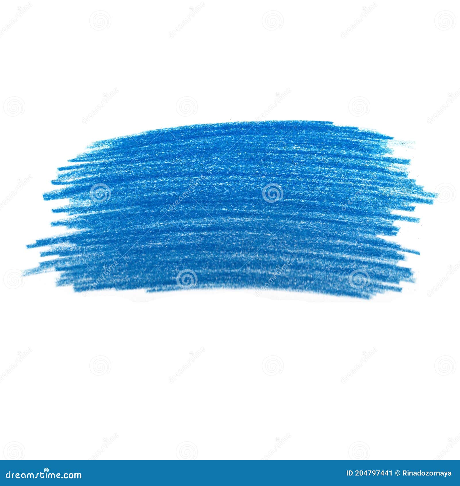 Hand Drawn Abstract Color Pencil Isolated Scribble Stock Image - Image ...