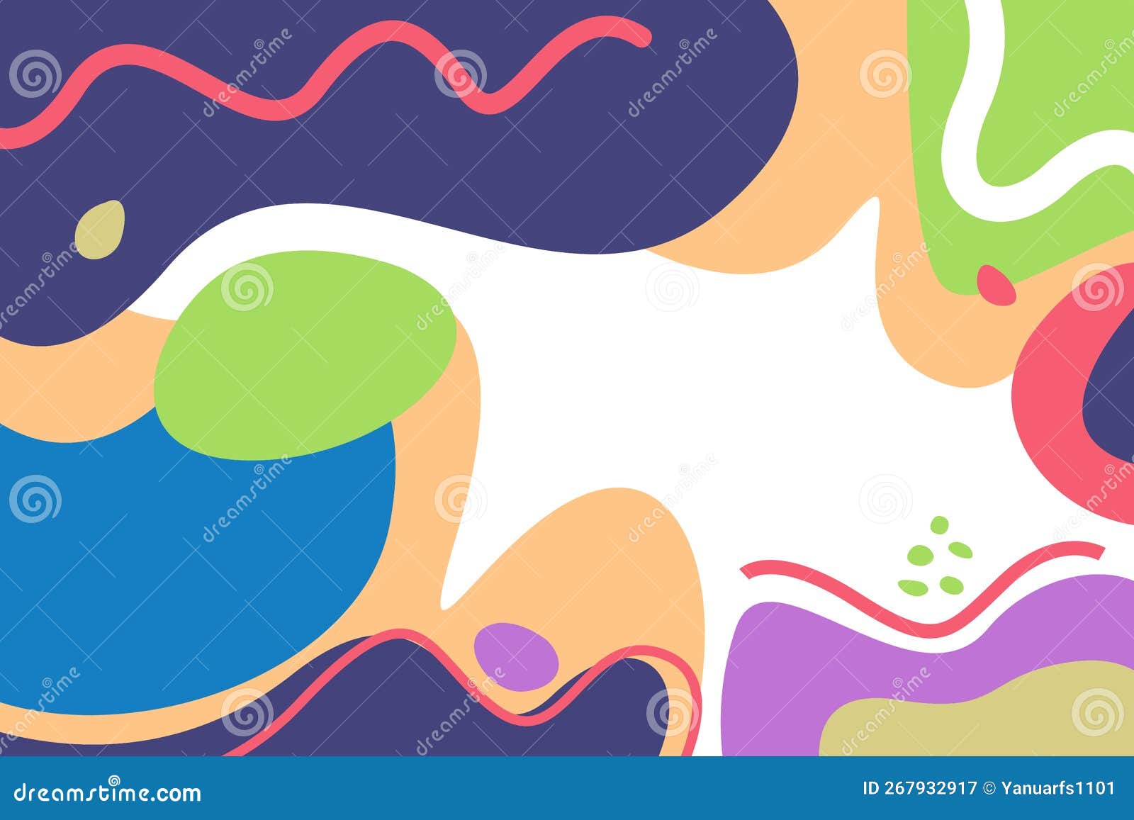 Hand Drawn Abstract Doodle Background Illustration Stock Illustration ...