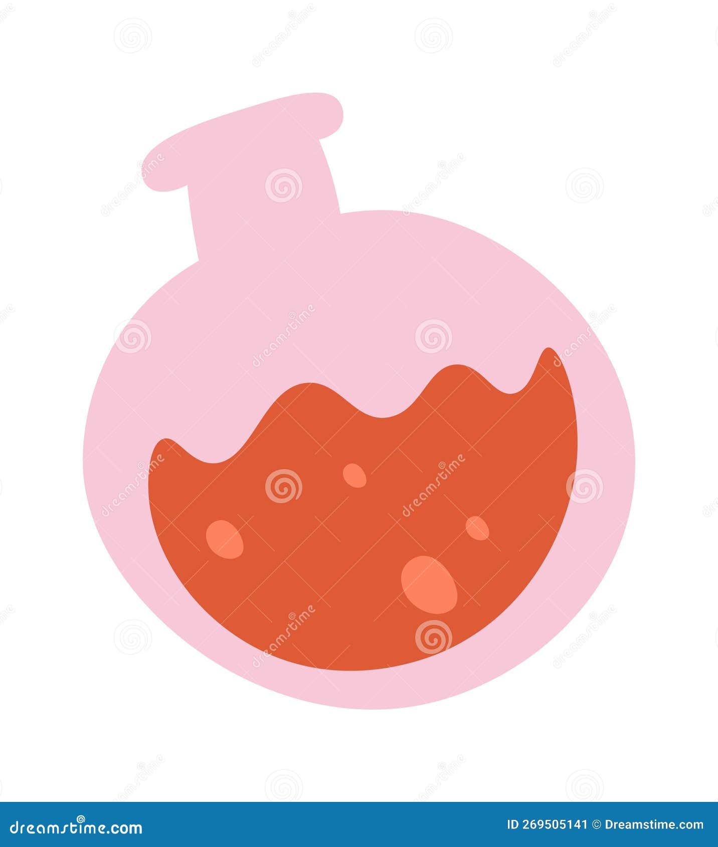 Hand Drawn Abstract Doodle Potion Flat Icon Stock Vector - Illustration ...