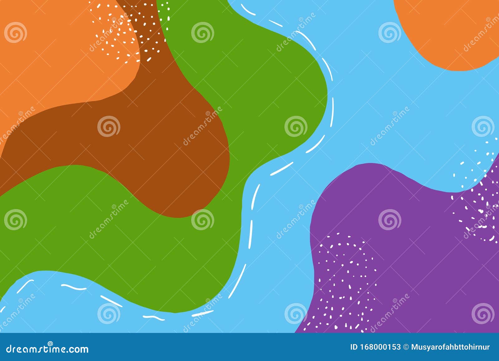 Hand Drawn Abstract Fun Color Pattern Cartoon Texture for Doodle ...