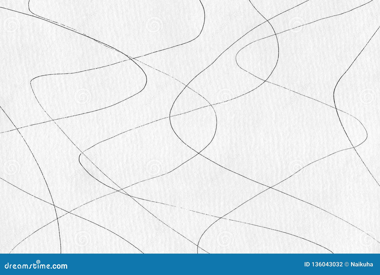 Hand Drawn Abstract Irregular Ink Texture on a Paper. Thin Lines Stock ...